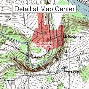 Amazon.com : USGS Topographic Quadrangle Map - Meshoppen, Pennsylvania ...