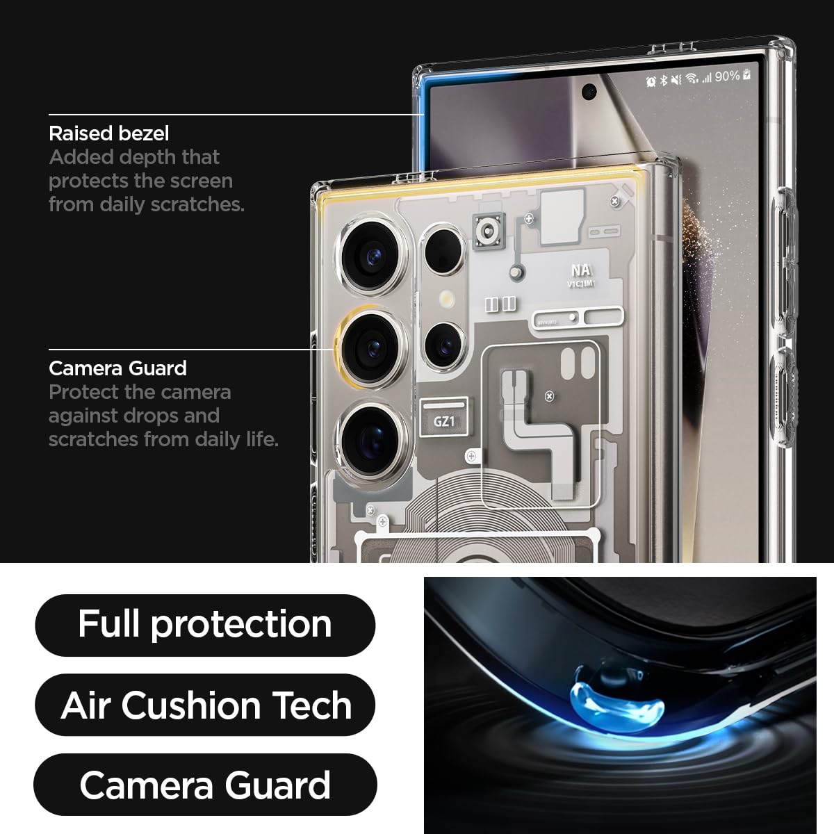 Snapklik.com : Spigen Ultra Hybrid Designed For Galaxy S24 Ultra Case