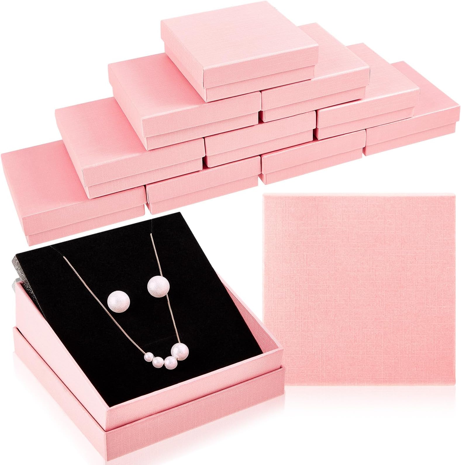 Amazon.com: Huquary 36 Pieces Bracelet Gift Box Earring Jewelry Boxes ...