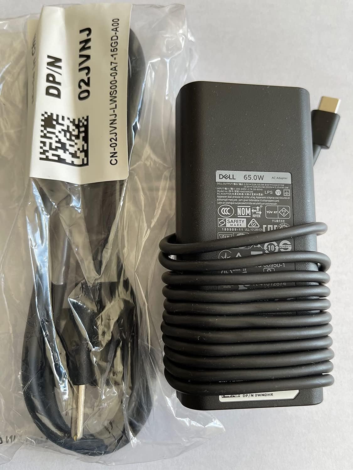 Amazon.com: Dell 65-Watt USB-C Adapter - USB-C Connector, 1.7A Input ...