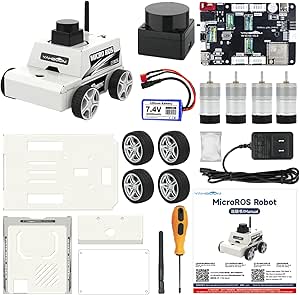 Amazon.co.jp: Yahboom ROS2 Educational Robot MicroROS Robot Kit ...