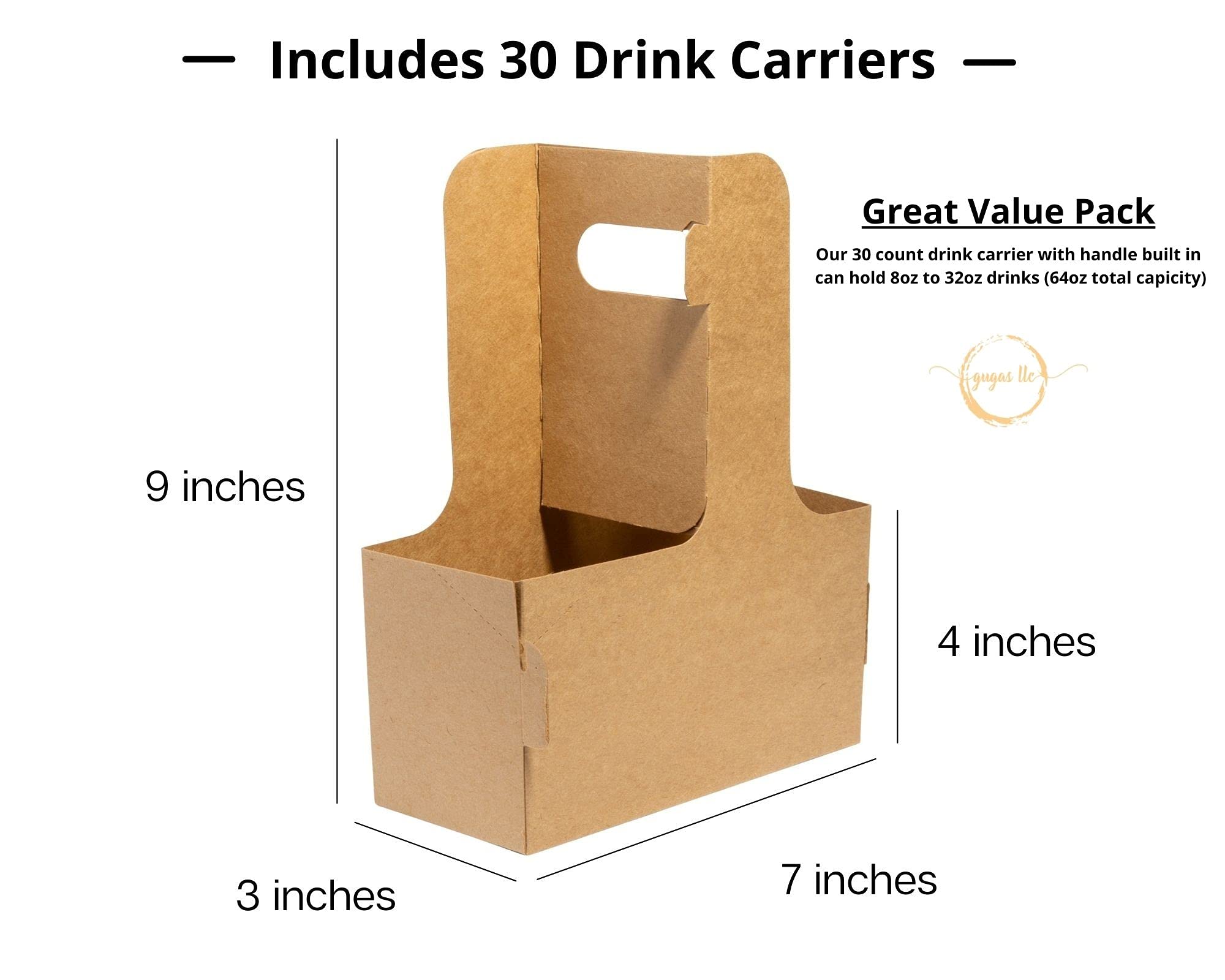 Bag Cup Holder 200 Pack T-Shaped Drink Carrier Bags - Disposable Cup ...