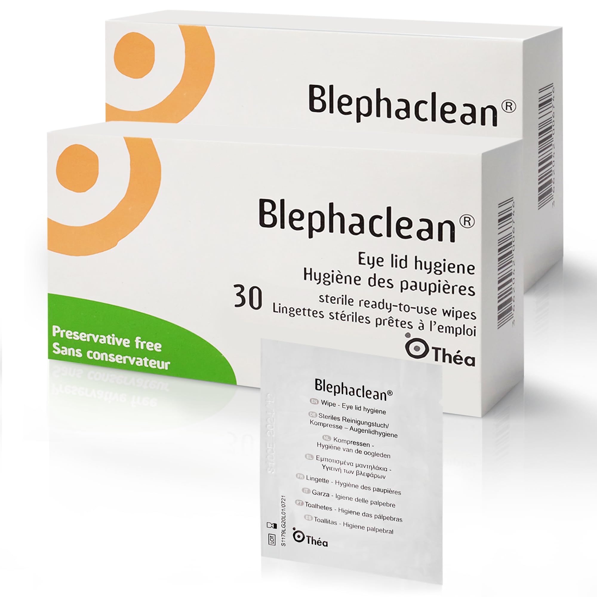 BlephaClean Lid Wipes - Gentle, Ready-to-Use for Daily Lid Care, Ideal ...
