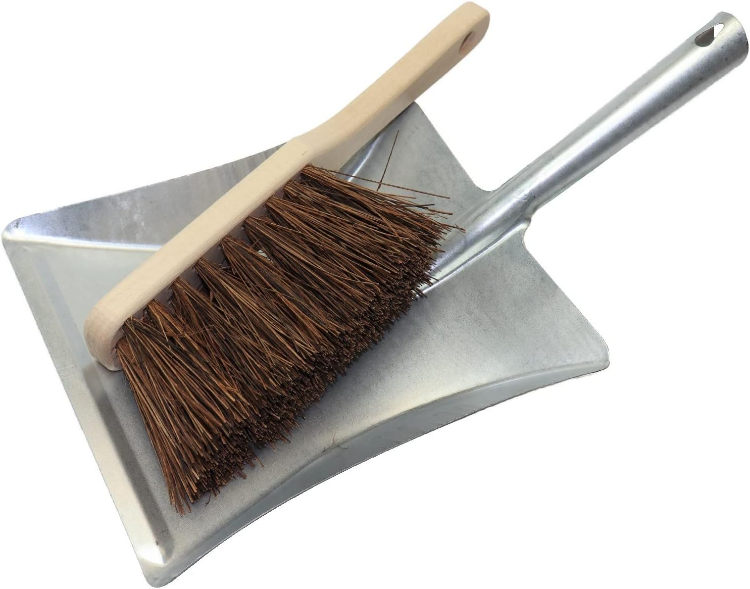 Cotarba Metal Dustpan & Brush Set Metal Hand Held Dust Pan and Brush ...
