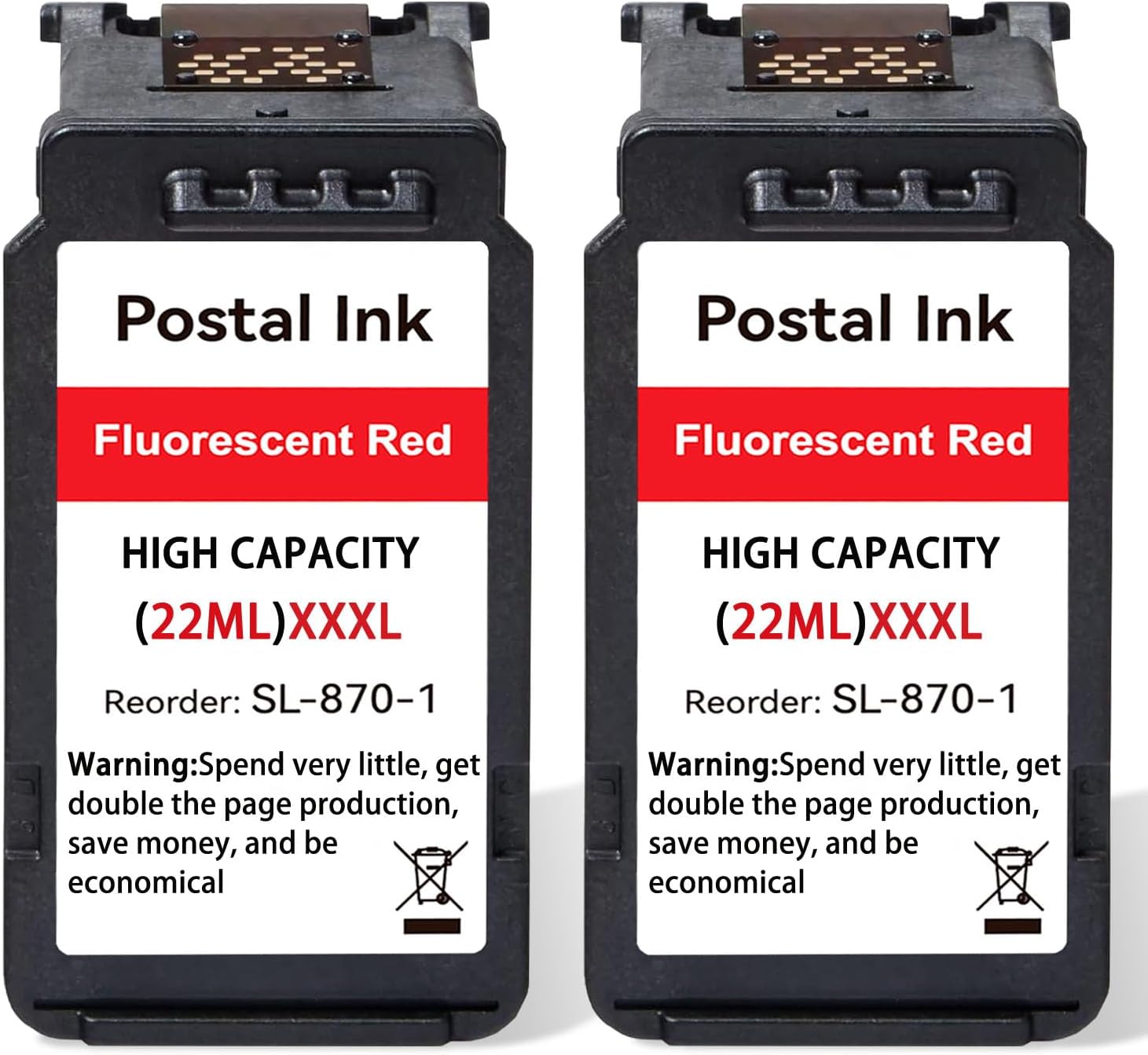 Amazon.com: SL-870-1 Red Ink High Capacity 22ML 2 Pack SL870-1 SL8701 ...