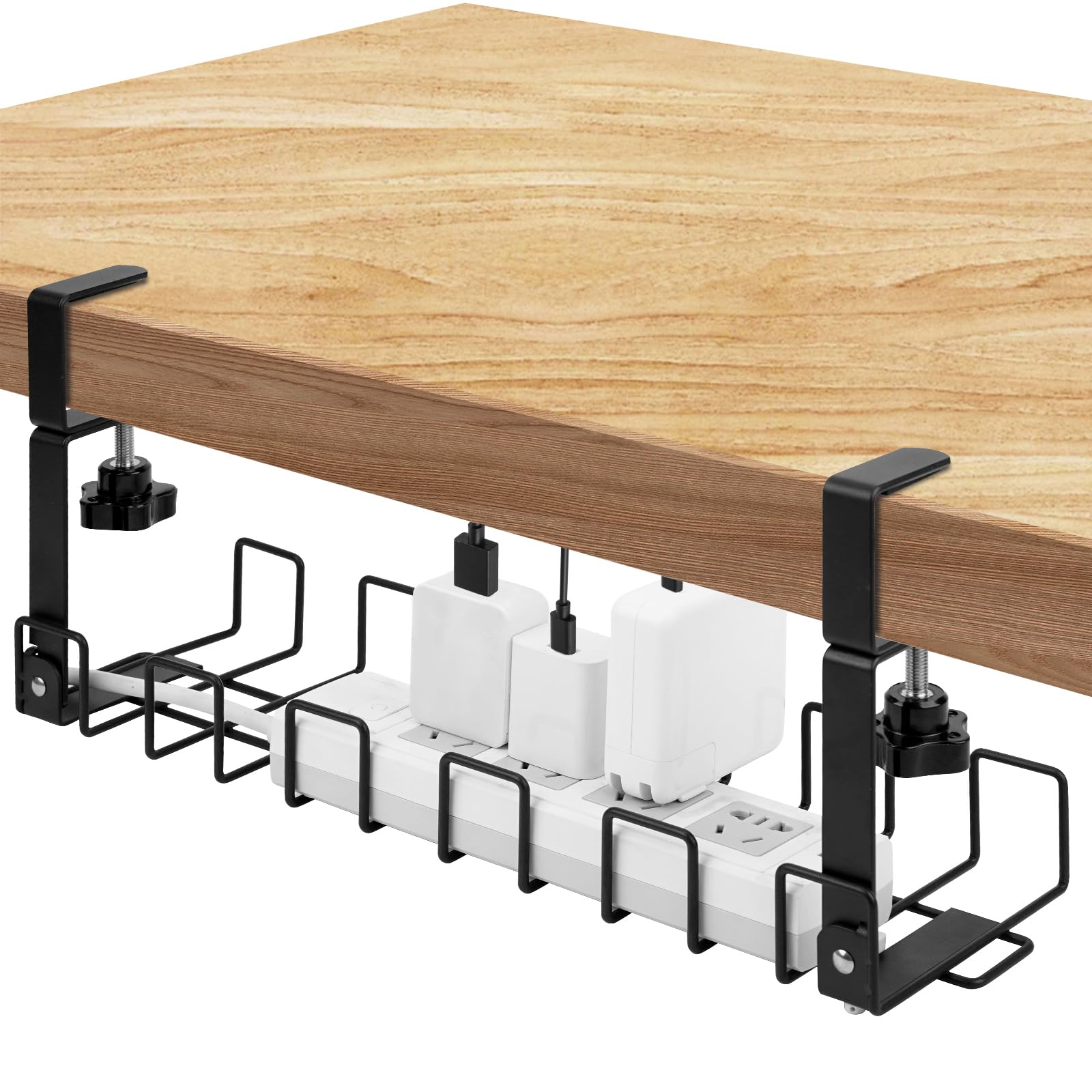 zerotop Cable Management Under Desk, Foldable No Drill to Under Desk ...