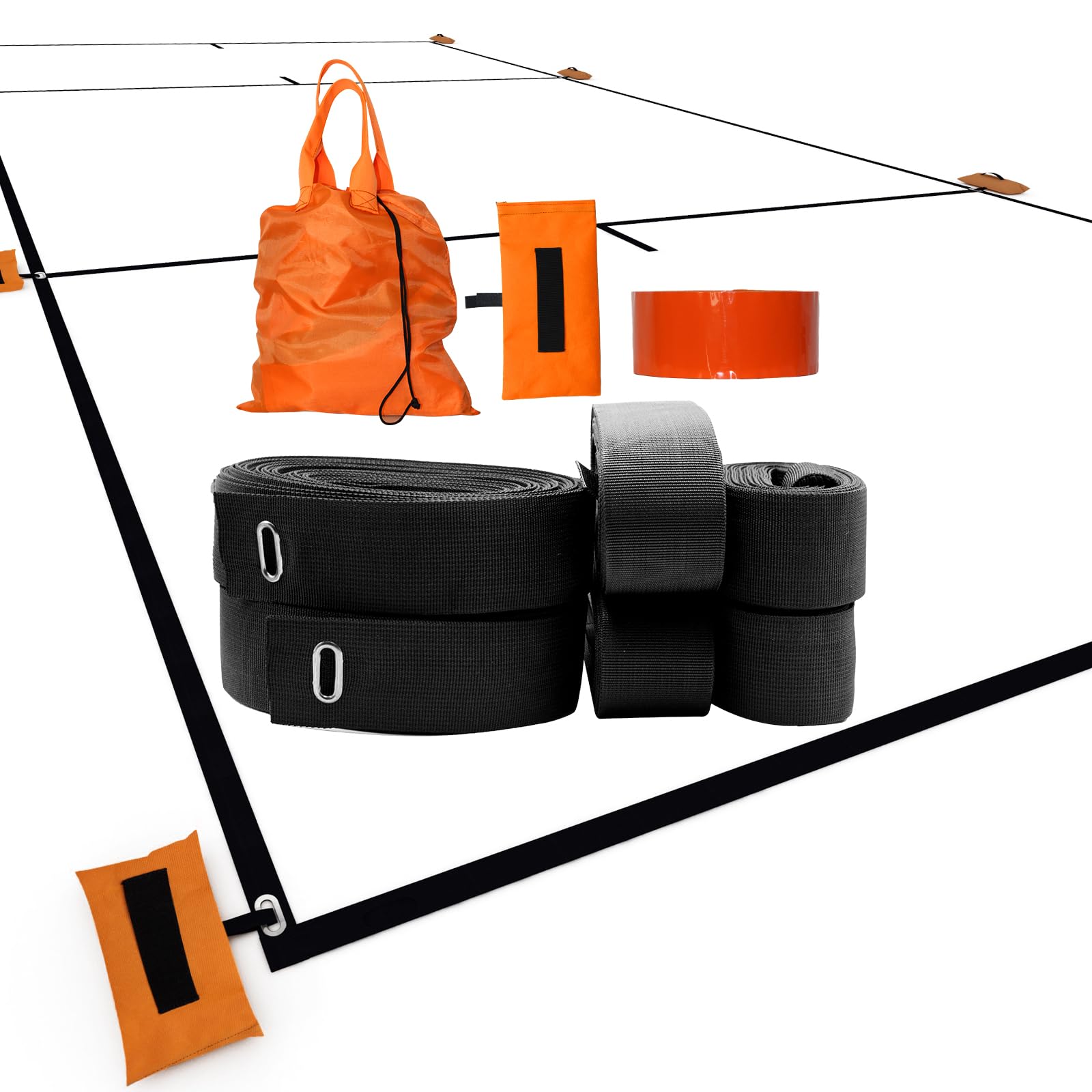 Portable Pickleball Court Marking Kit - Temporary Official Size ...