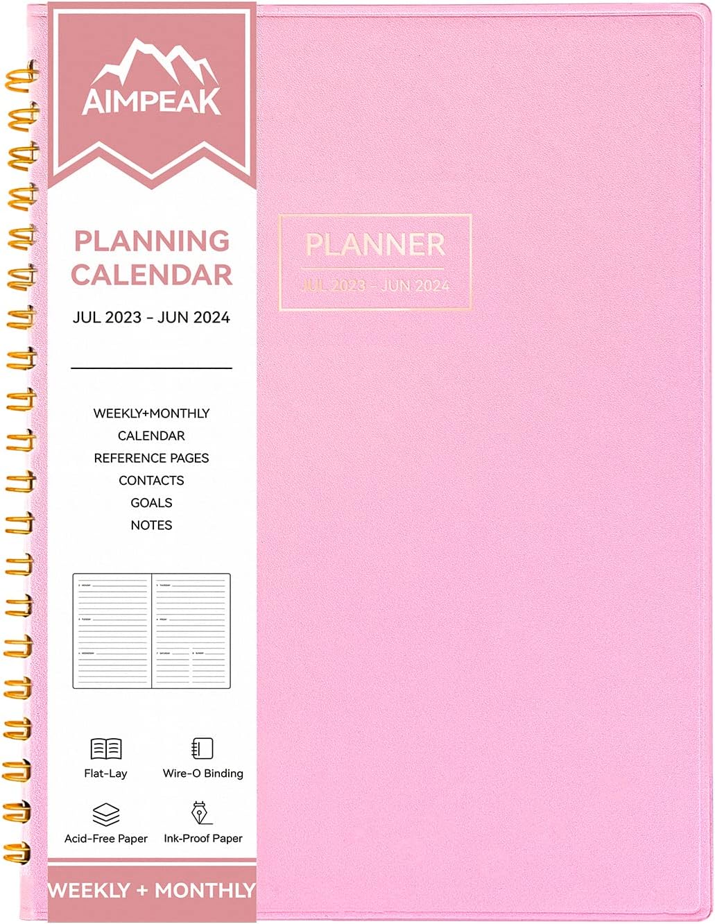 Amazon.com : Planner 2023-2024, Daily Weekly and Monthly Planner Jul ...