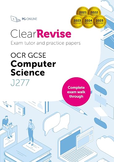 ClearRevise OCR GCSE Computer Science J277 workbook: Exam Tutor and ...