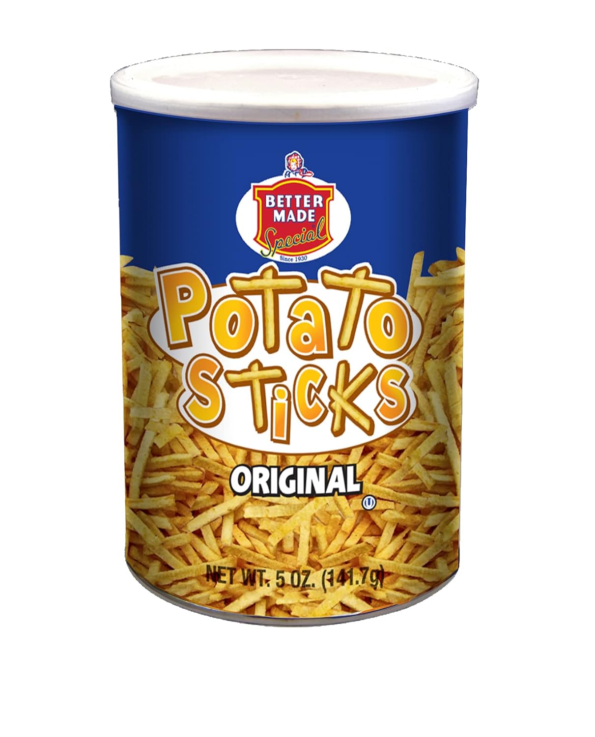 Amazon.com: Better Made Potato Sticks 5oz Canister - Shoestring Potato ...