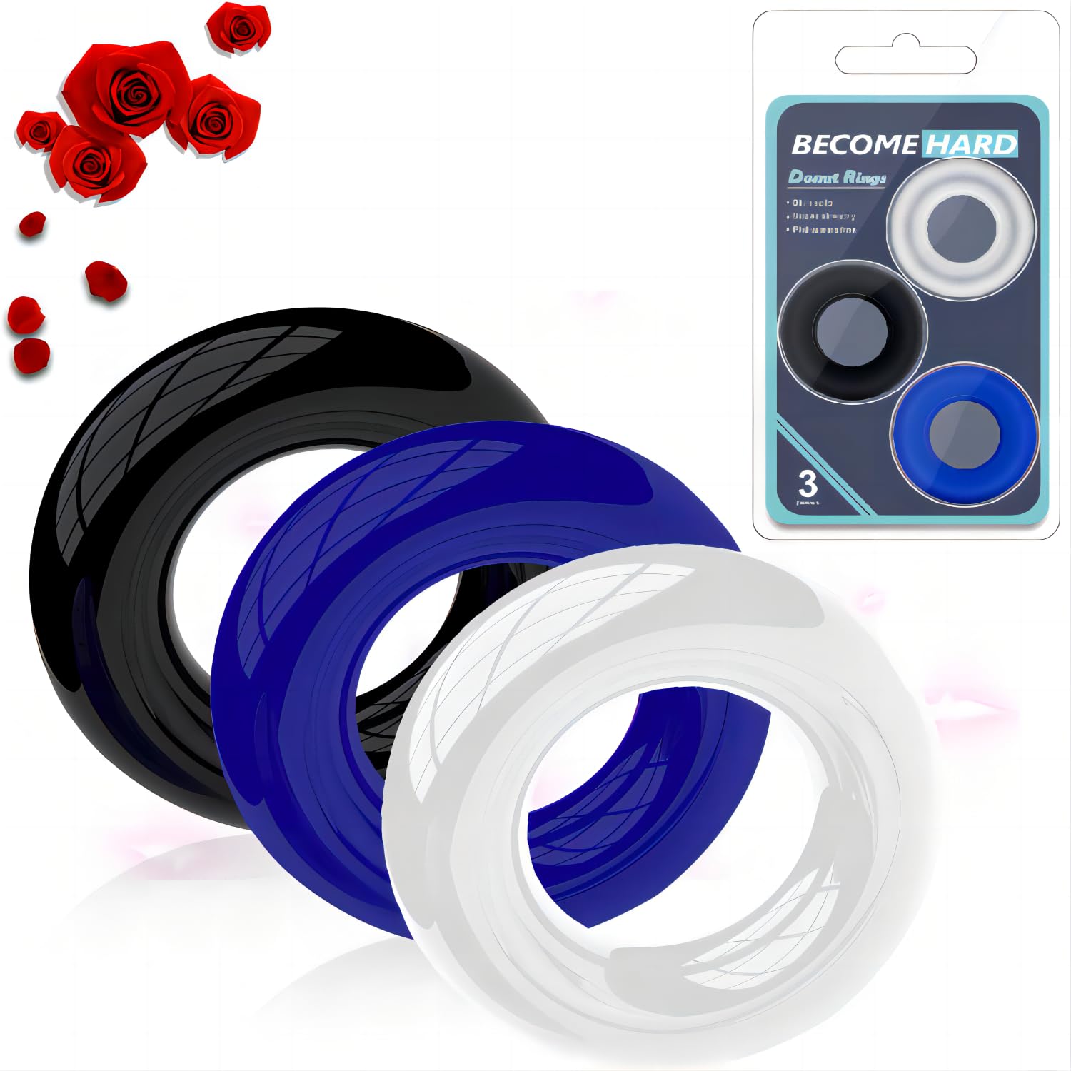 Amazon.com: Ring Adult ex Toys Silicone pens for Male for Men for Sx ...