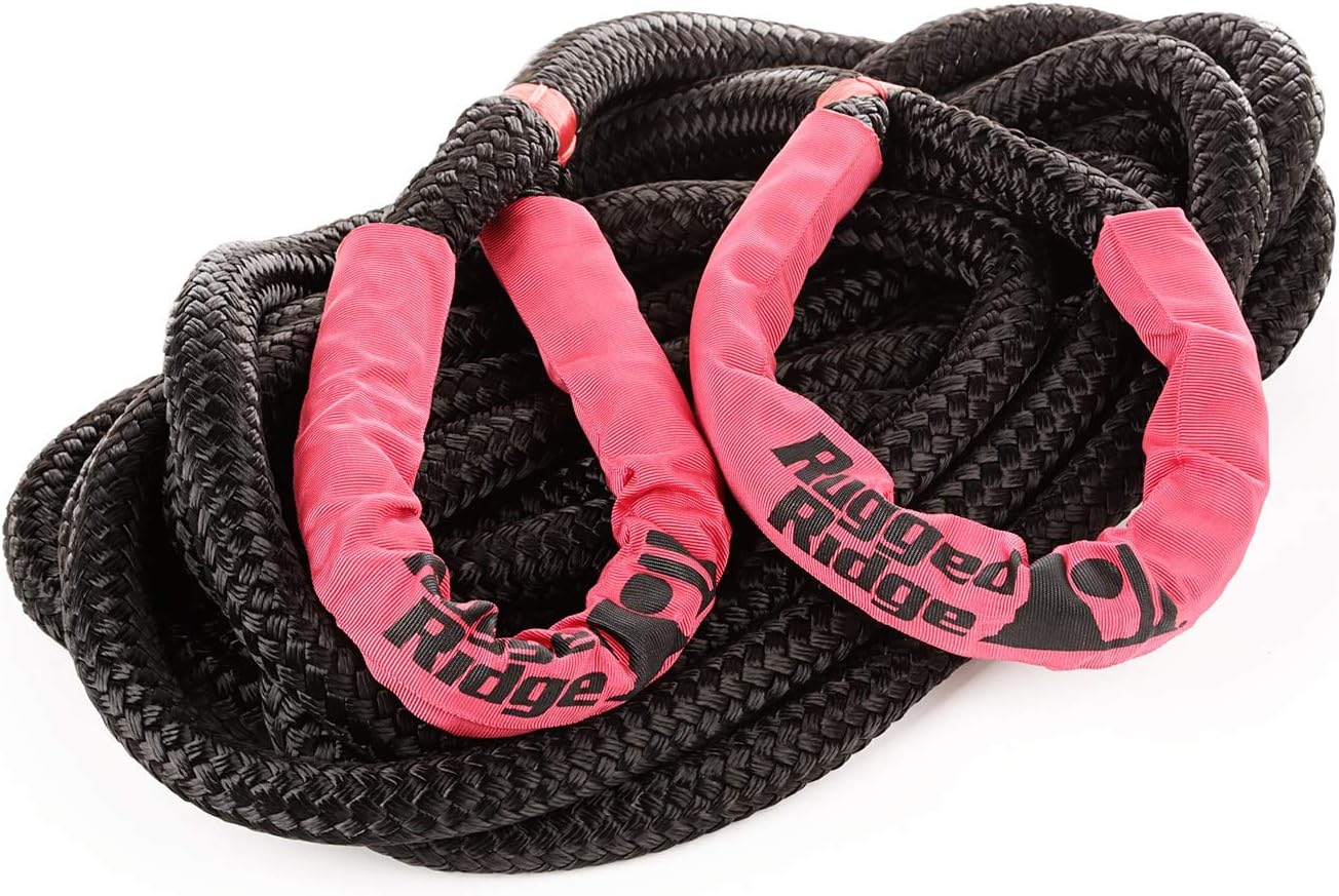 Amazon.com: Rugged Ridge Kinetic Recovery Rope Kit Cinch Storage Bag ...