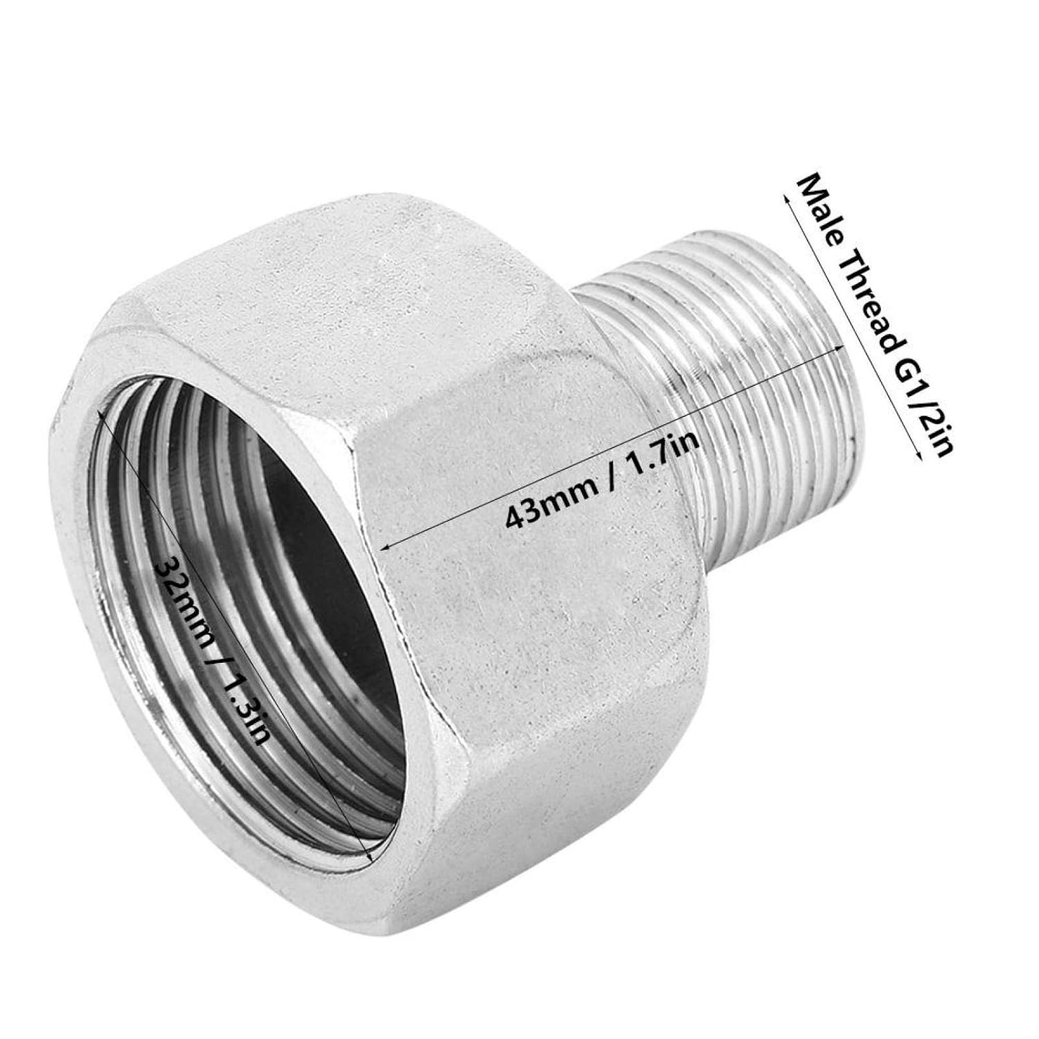 Pipe Connector, Female Thread G1in Reducer Pipe Connector, for Hardware ...