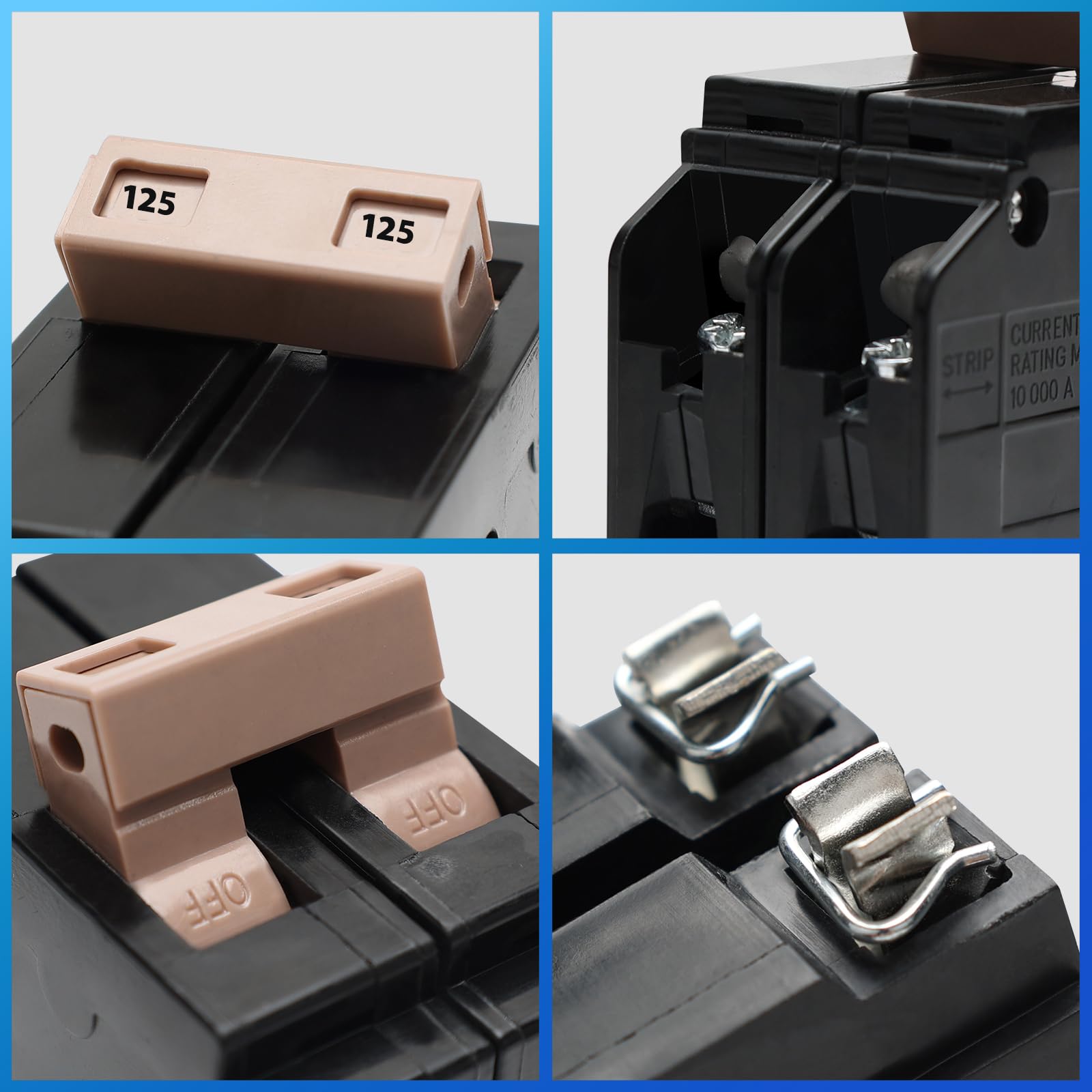 Snapklik.com : C2125 2-Pole 125-Amp Circuit Breaker, Type C3/4-In Plug ...