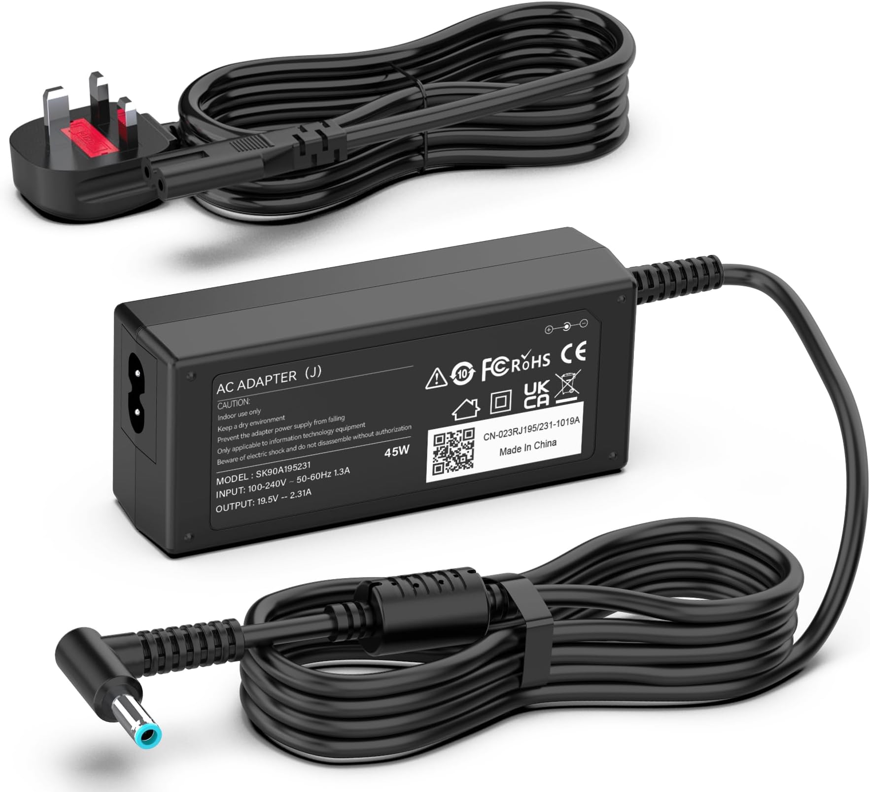 45W HP Laptop Charger for HP Elitebook 840 850, HP Pavilion 11 13 15 ...