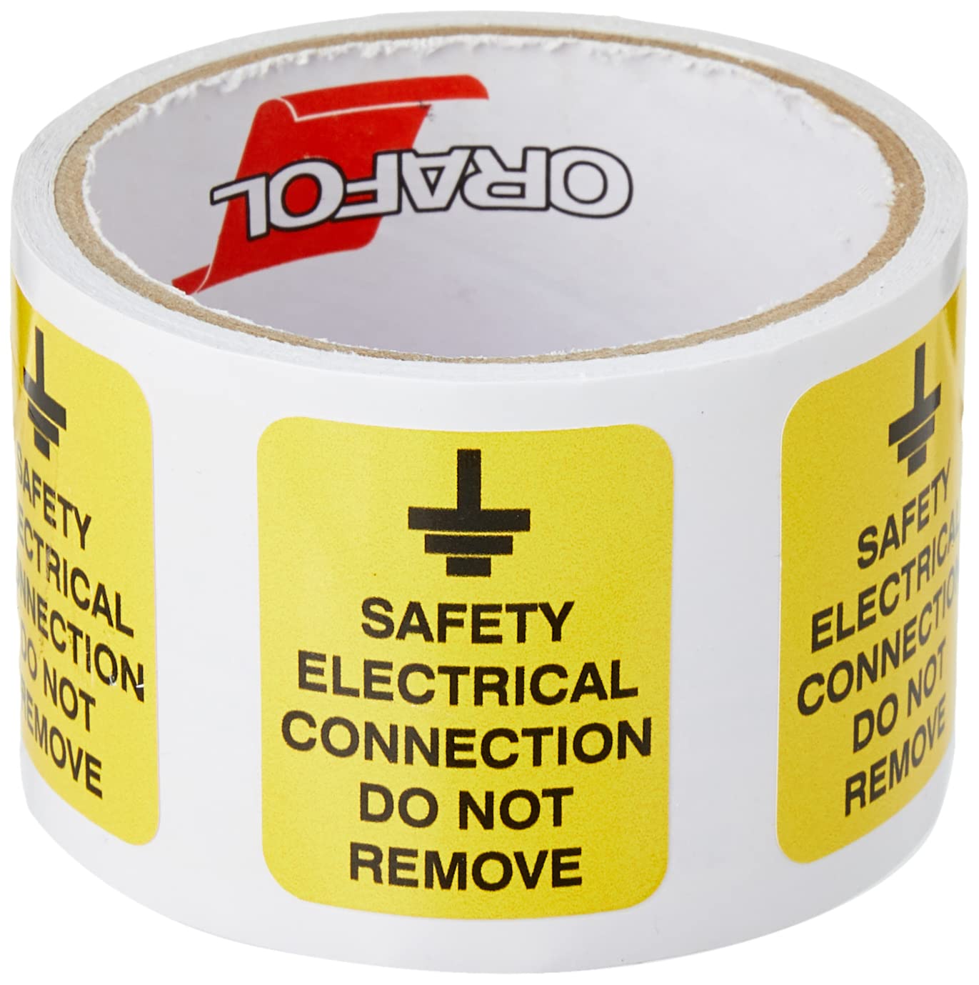 Caledonia Signs 59816 Safety Electrical Connection Do Not Remove Label ...