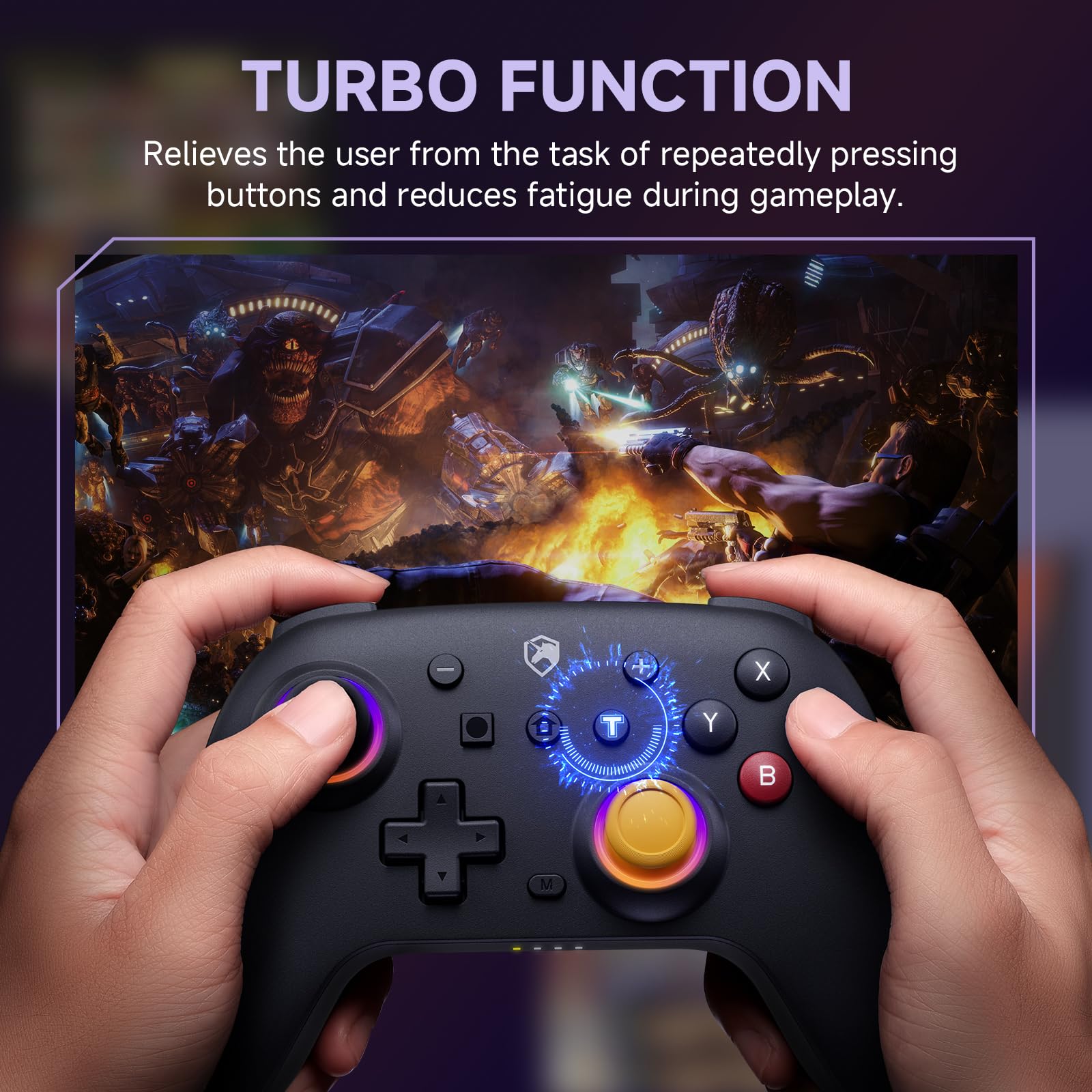 Snapklik.com : ECHTPower Wireless Switch Controller, Switch Pro Controller For Nintendo Switch ...
