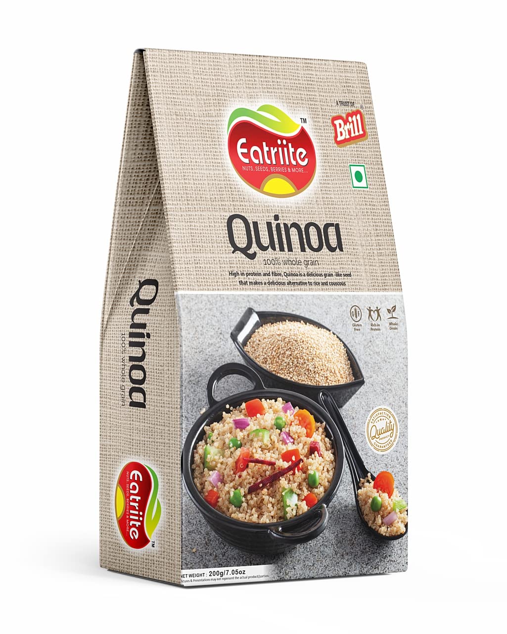 Eatriite Gluten Free Quinoa 200Gram - Healthy Food | Diet Food for ...