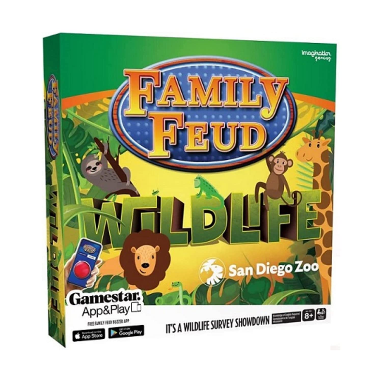 Buy Family FEUD Wildlife San Diego Zoo Edition Game, SD Zoo Wildlife ...