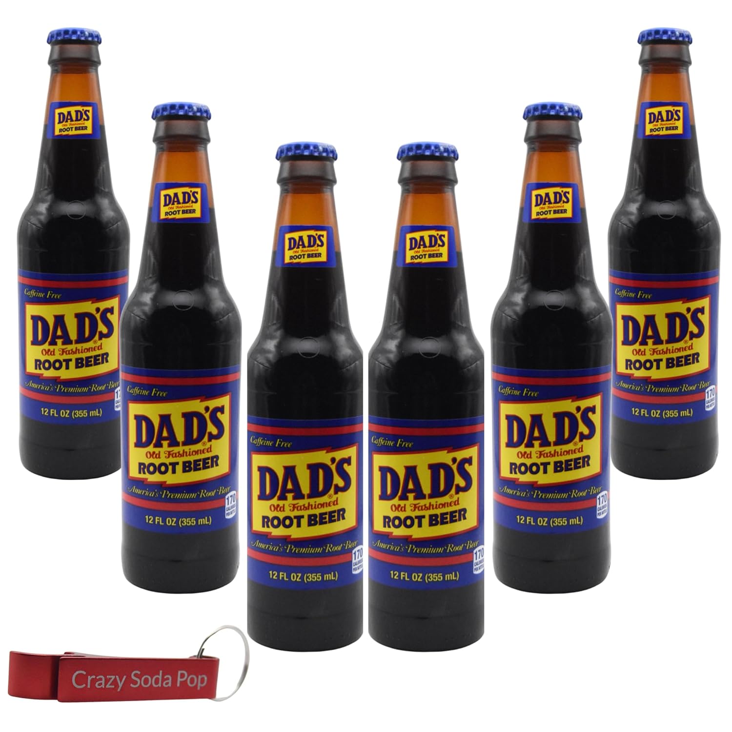 Amazon.com : Generic Dad’s Root Beer | 6 Pack of Dads Old Fashioned ...
