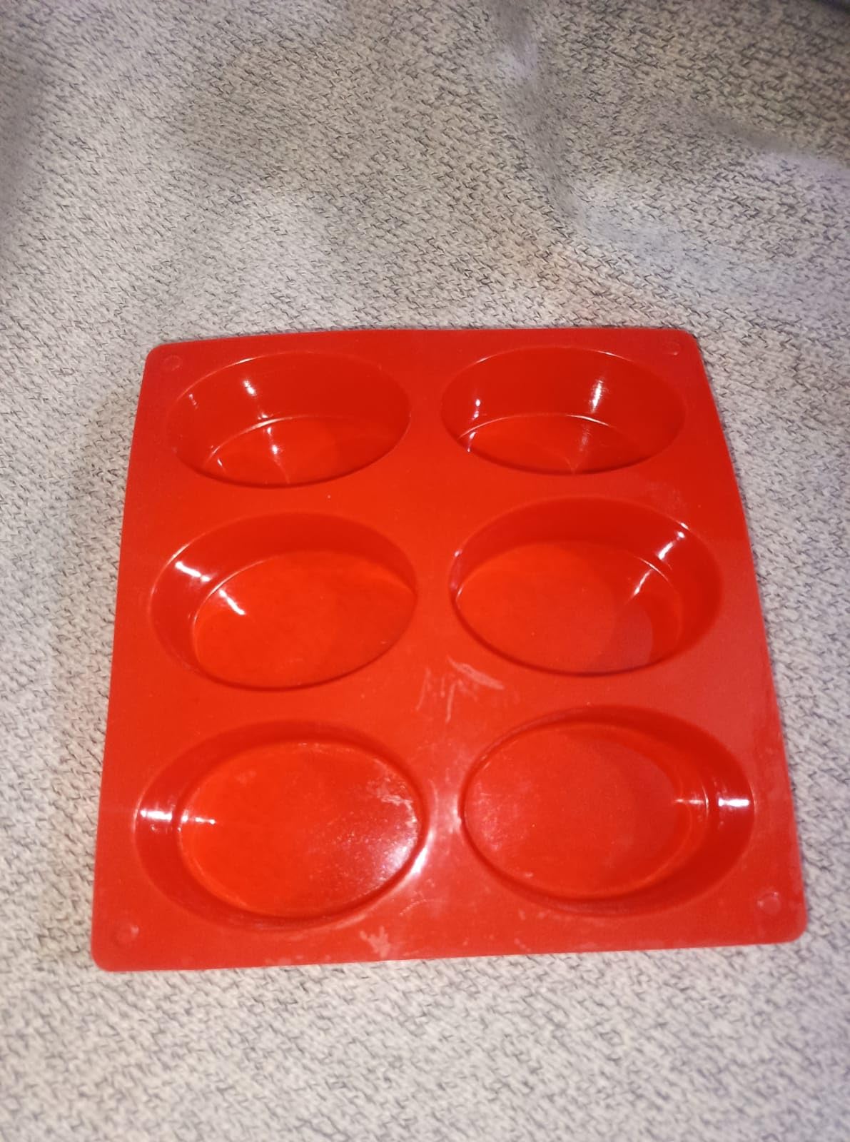 THE SR BRAND Sr 6-Cavity Oval Silicone Mold,1Pc Oval Molds For Making ...