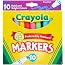 Amazon.com: Crayola Broad Line Markers, Classic Colors 10 Each, 10 ...