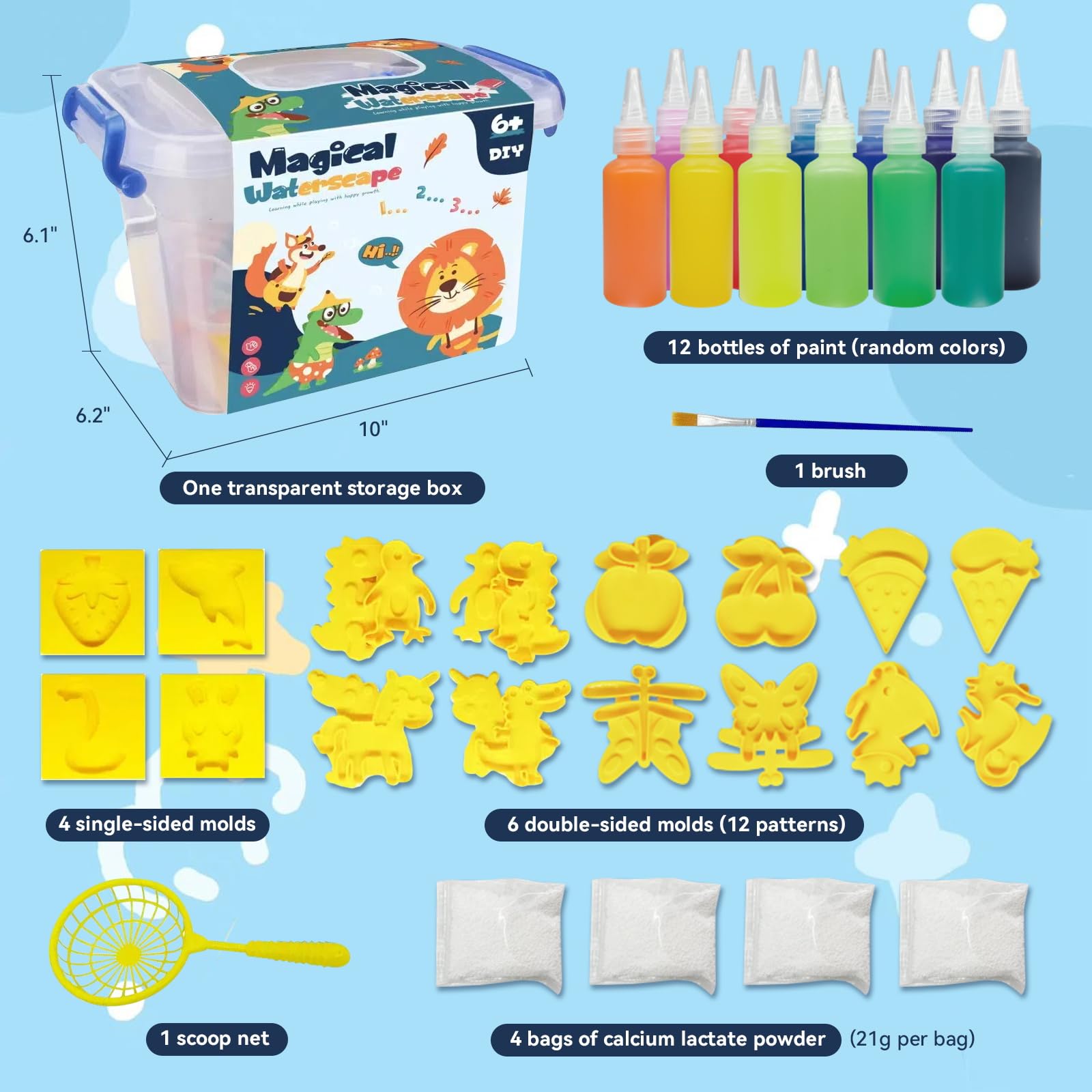Snapklik.com : Magic Water Elf Toy Kit & Aqua Fairy Water Gel Kit DIY ...