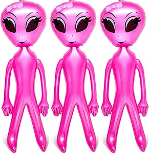 Amazon.com: Honoson 3 Pcs 49 Inch Inflatable Alien Jumbo Blow up Toy ...