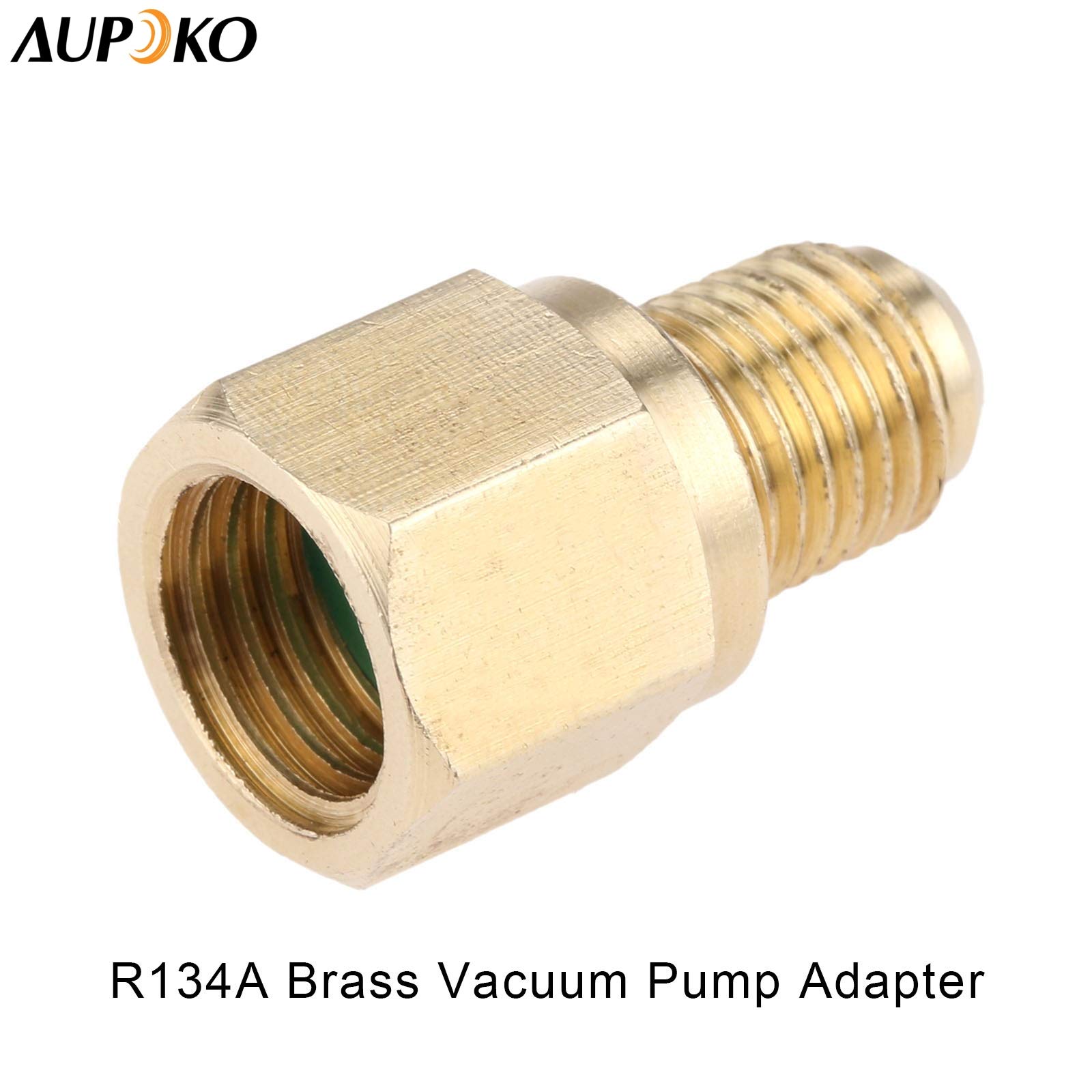 Snapklik.com : Aupoko R134A Refrigerant Tank Adapter, 1/4" Male To 1/2 ...