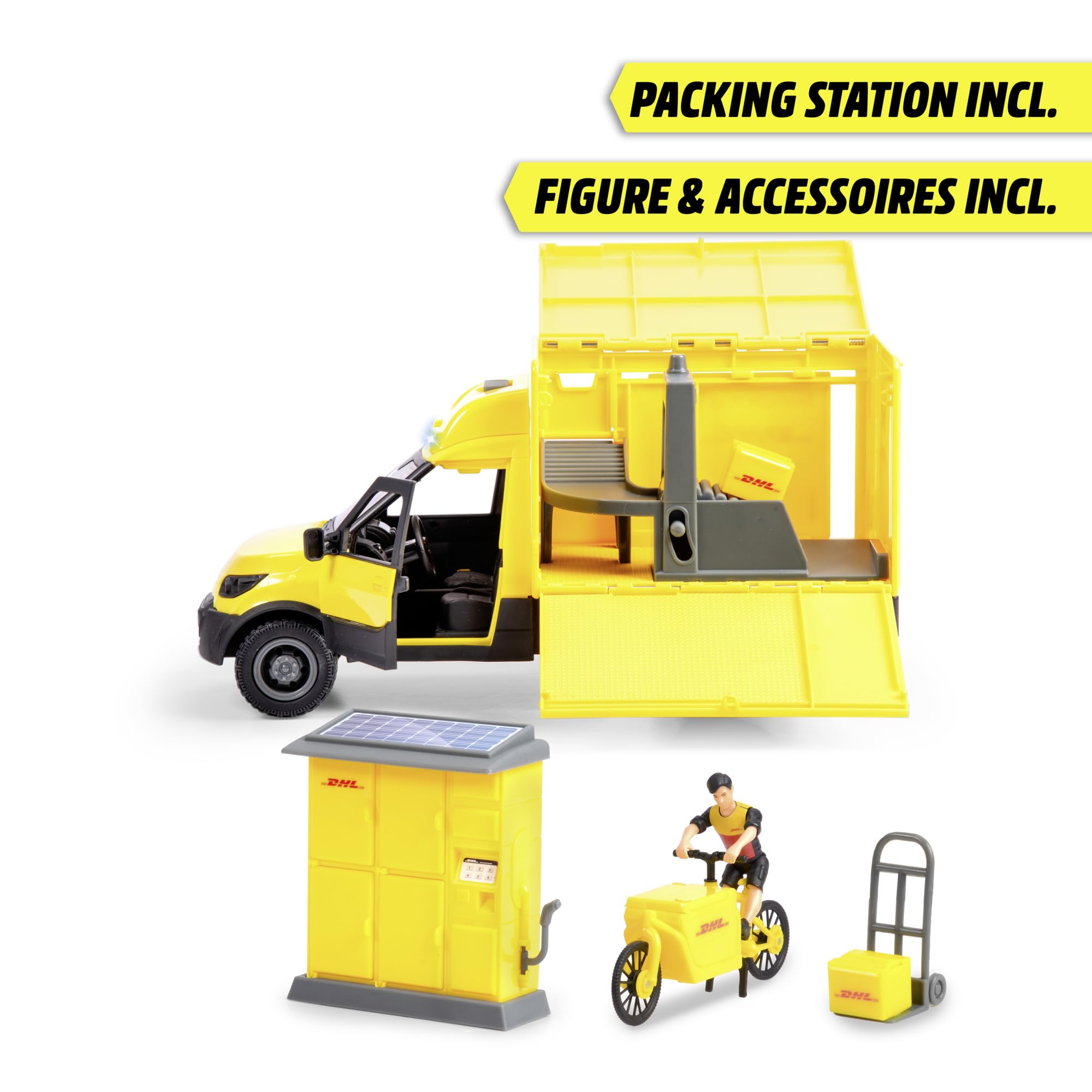 Dhl Toys Dickie Toys LKW Modell DHL Delivery Set Fertigmodell LKW