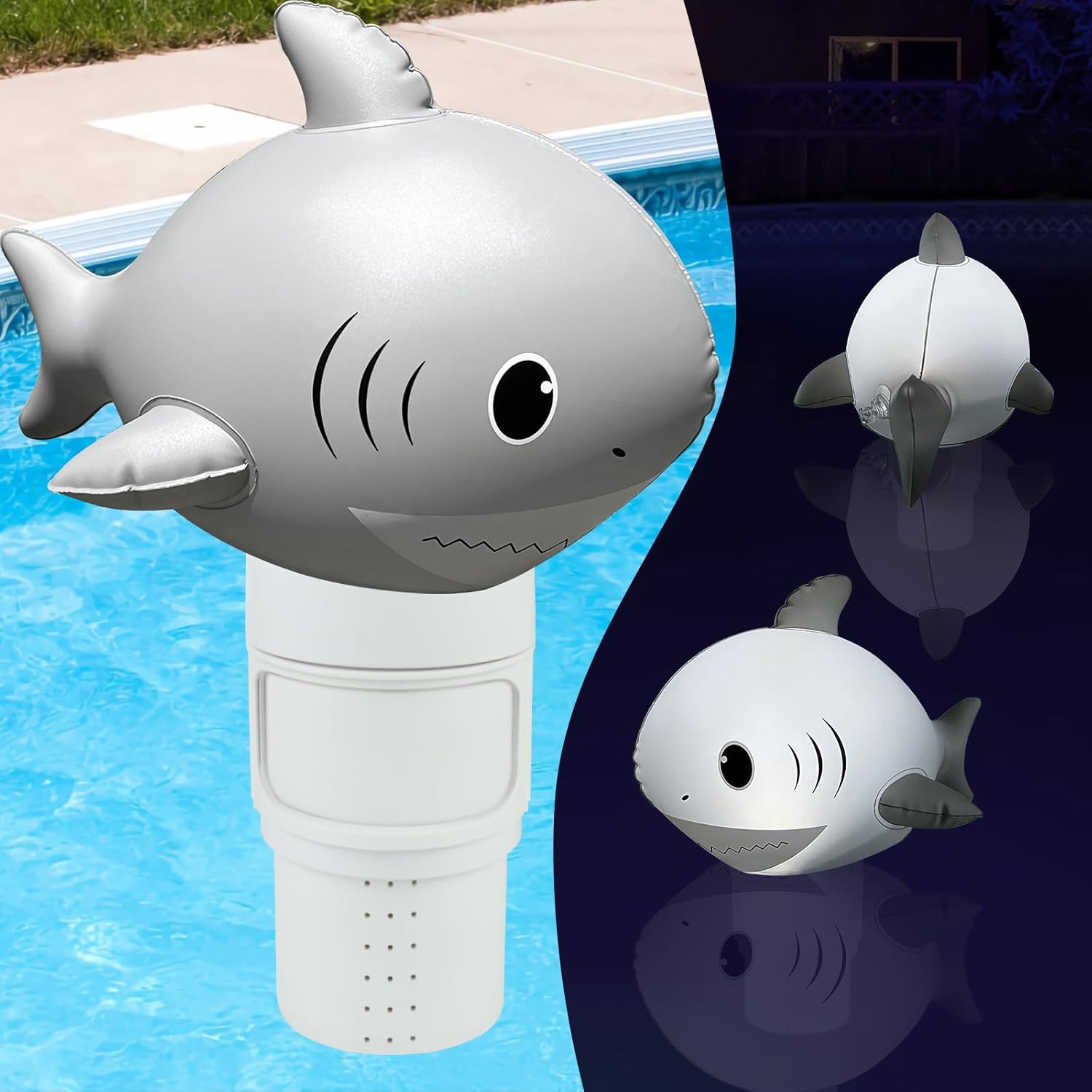LanBlu Pool Chlorine Floater,Floating Chlorine Dispenser for Pool 3 ...