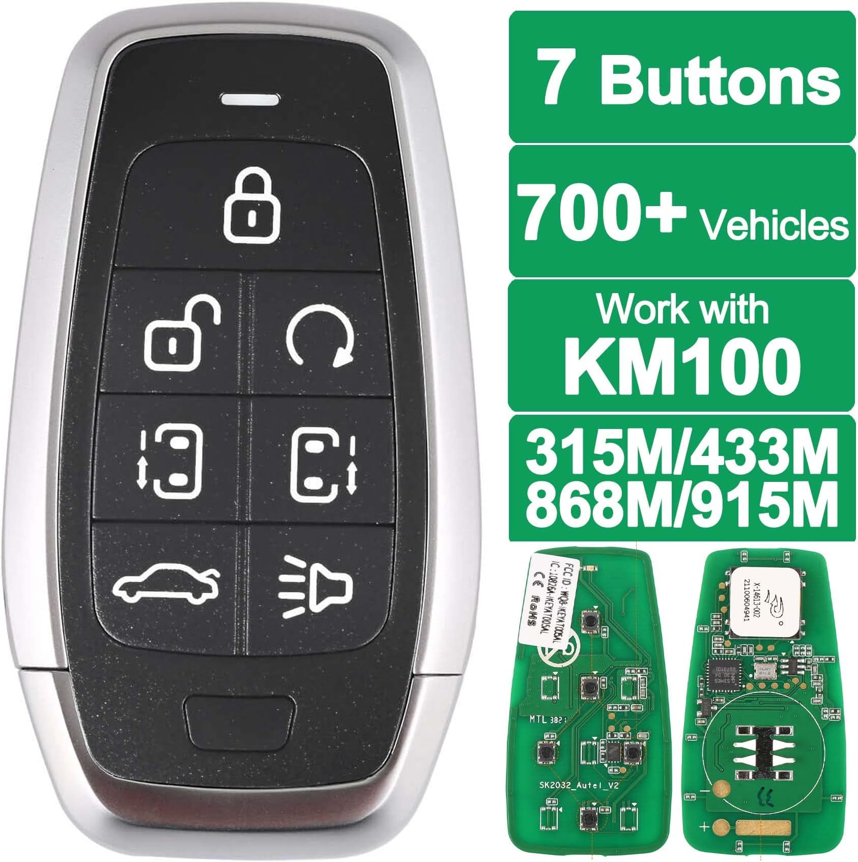 Amazon.com: Autel Ikey Programmable Smart Key 2024 Newest Key Fob ...