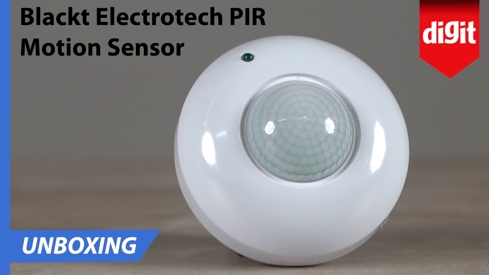 Watch Blackt Electrotech PIR Motion Sensor ﹙BT31C﹚ Unboxing on Amazon Live