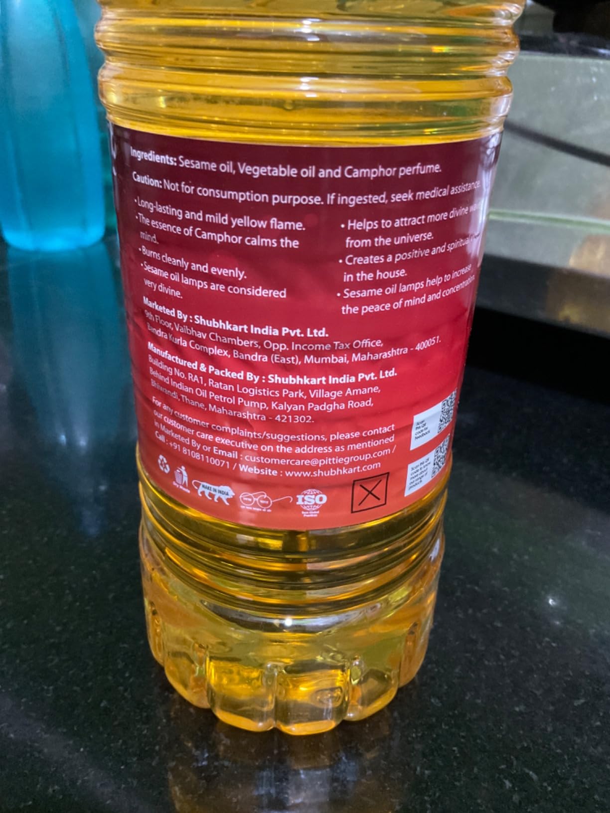 Shubhkart Darshana Camphor Puja Oil for Puja, Festivals, Havan ...