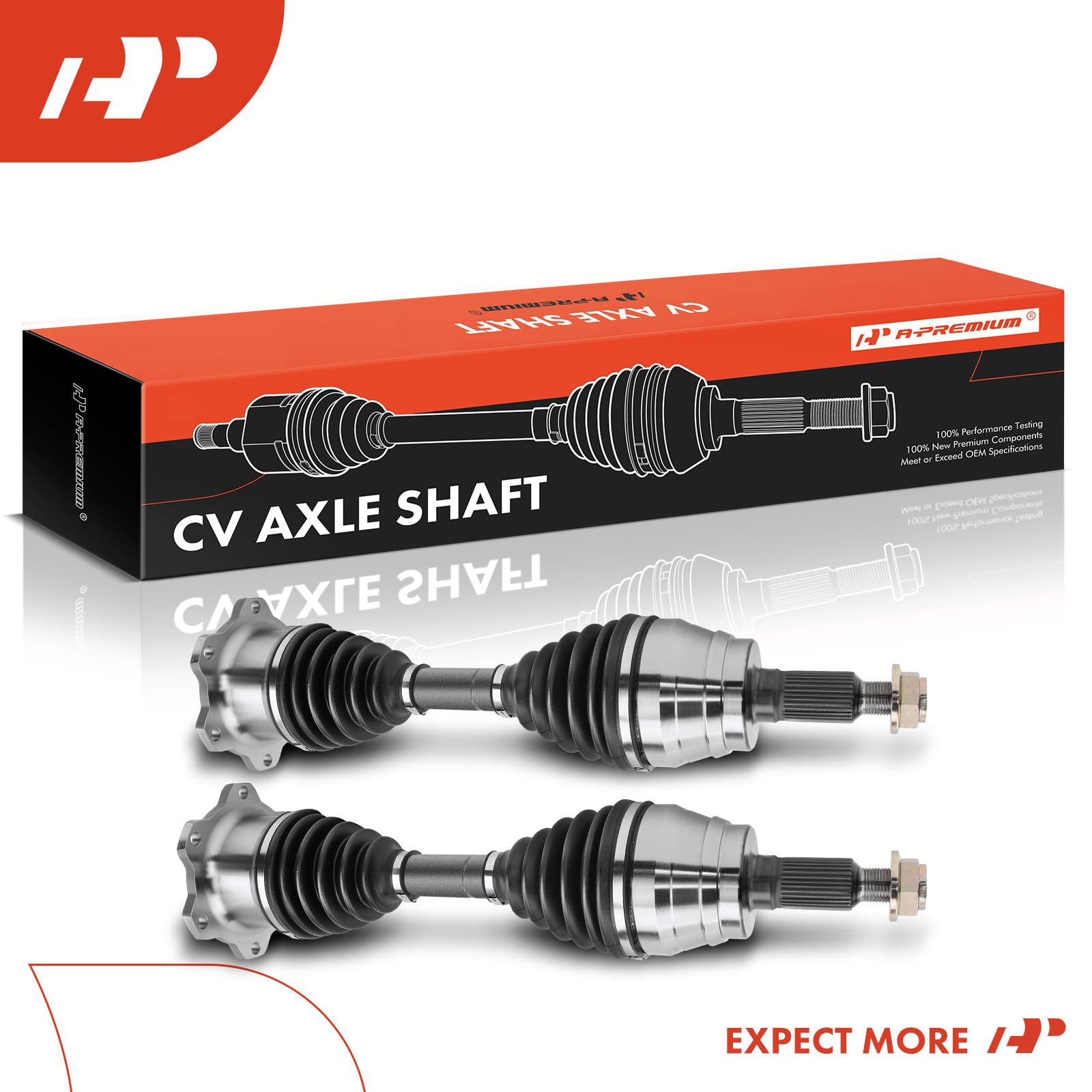 A-Premium Pair (2) Front CV Axle Shaft Assembly Compatible with Chevy ...
