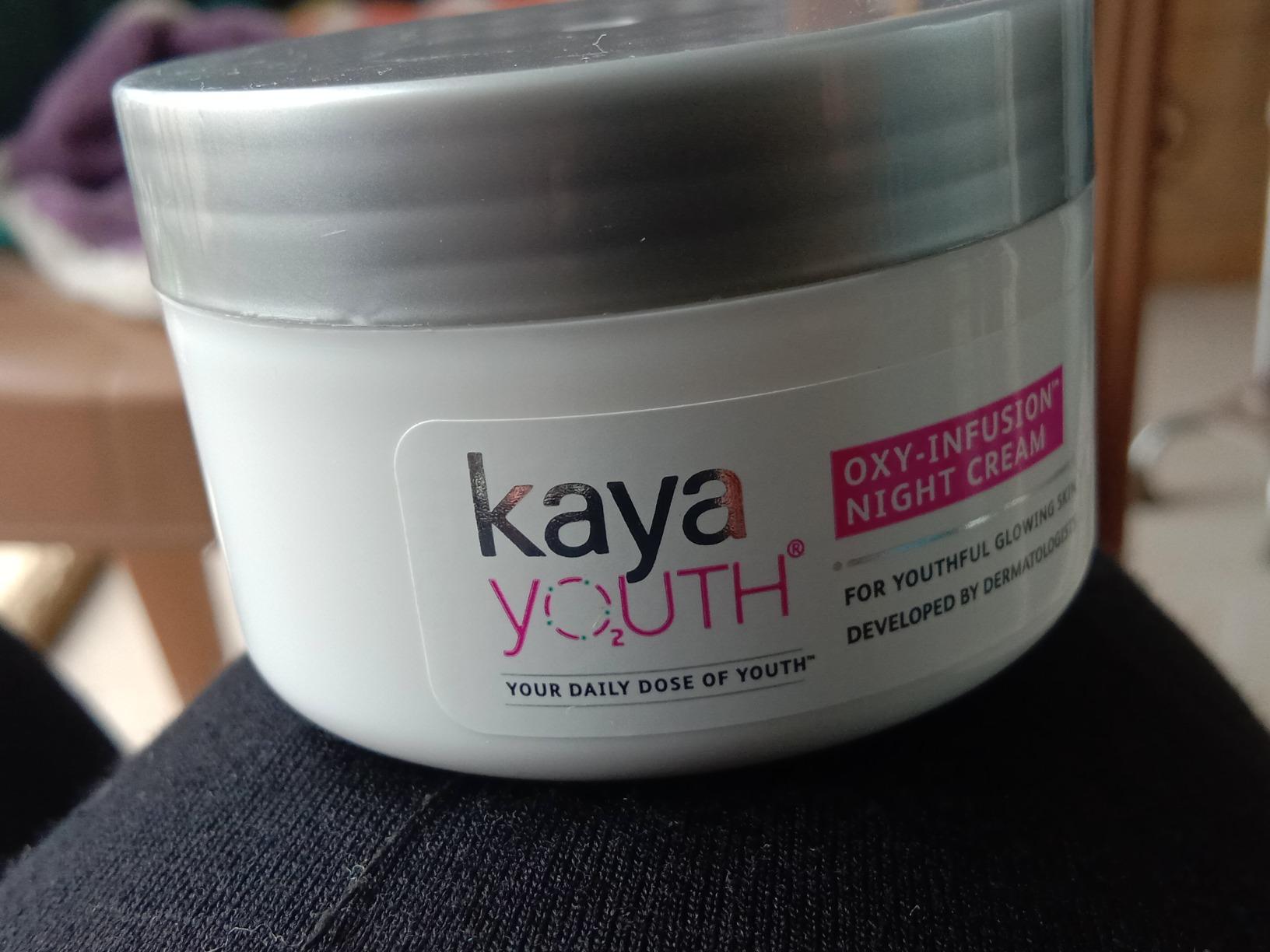 Kaya Youth Oxy-Infusion Night Cream, Boosts Skin Oxygen, Replenishes ...