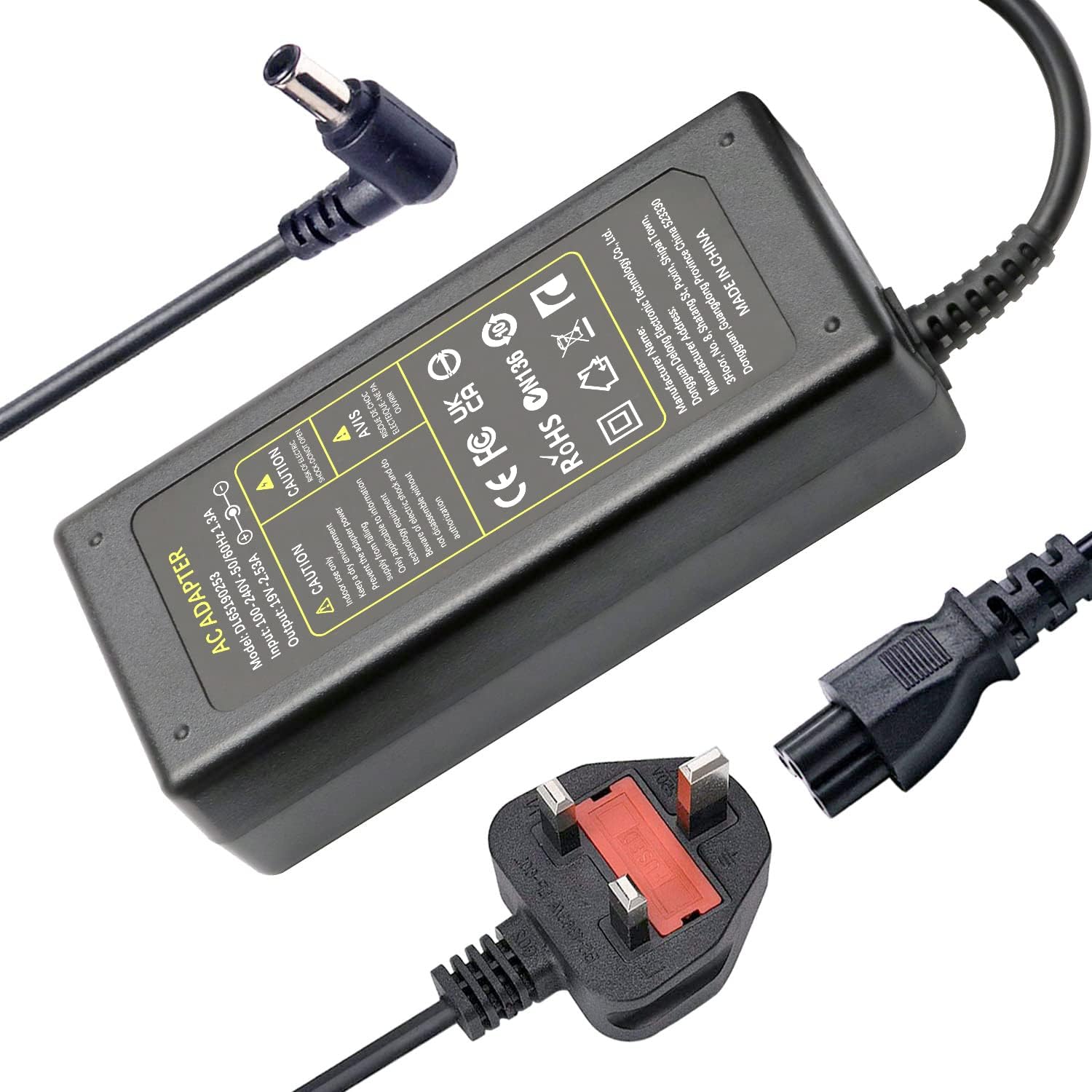LG Monitor Power Cable, 19V LG Power Supply Adapter for Electronics 19 ...