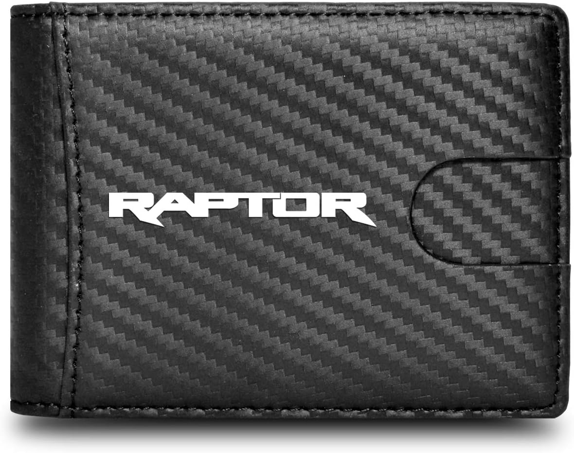 Amazon.com: Ford F-150 Raptor Black Slim Real Leather Carbon Fiber ...