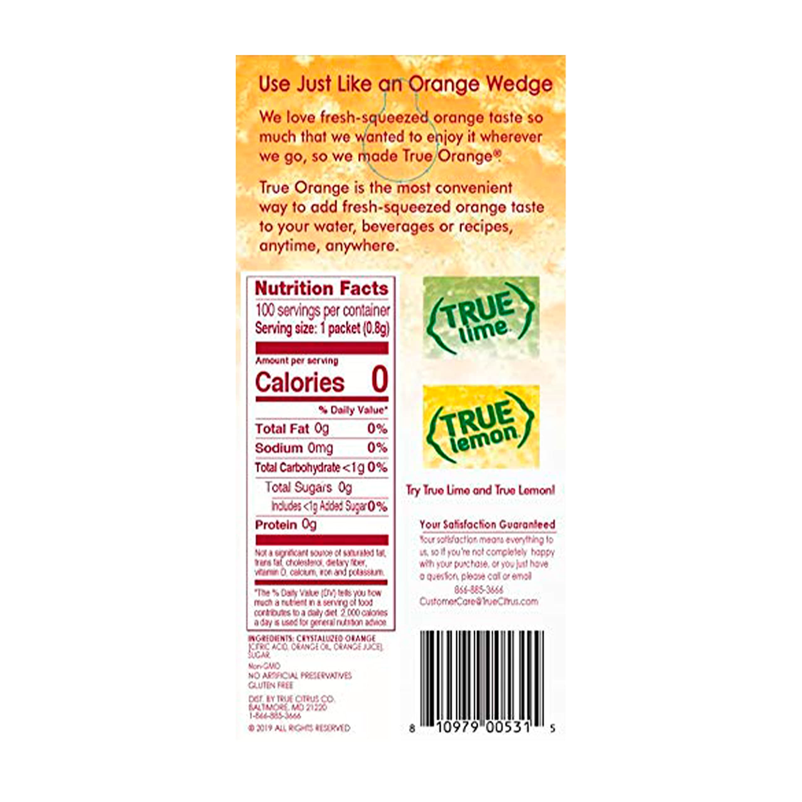 Snapklik.com : TRUE ORANGE Water Enhancer, Bulk Dispenser Pack - 100 ...