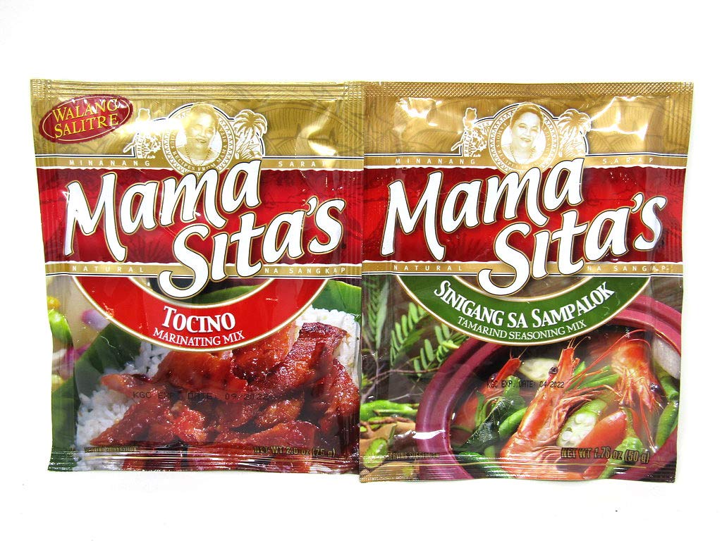 Buy MAMA SITA'S 4 Variety Pack Seasoning Mix | MENUDO/AFRITADA | TOCINO ...