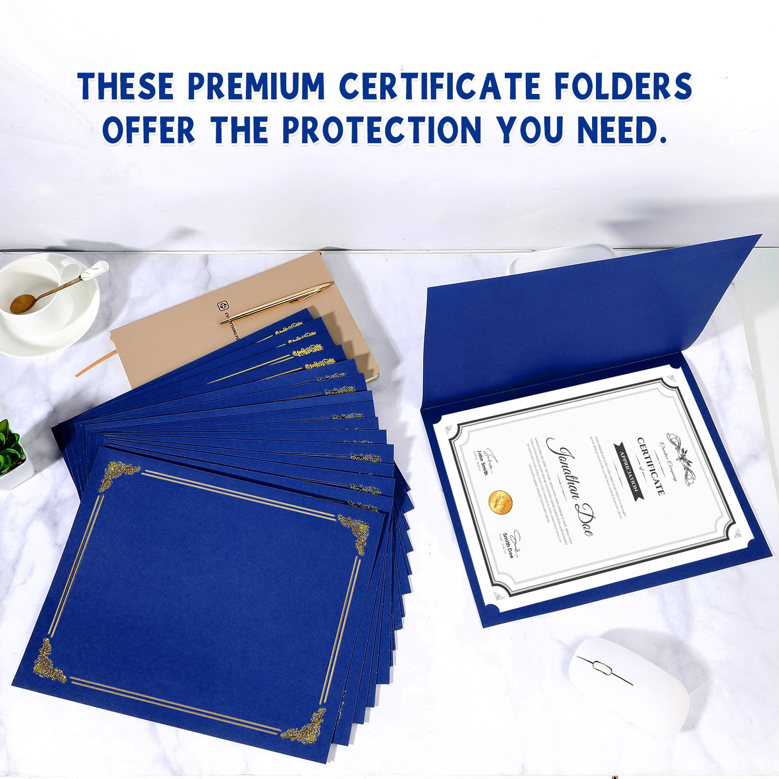 Snapklik.com : Gisgfim 15Pcs Certificate Holders Diploma Covers Single ...