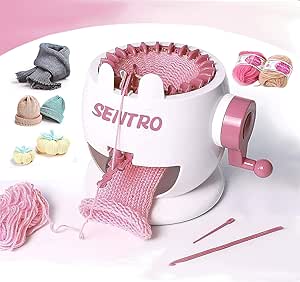 XXUKJFL Knitting Machine 22 Needles, Smart Weaving Loom Knitting, Knit ...