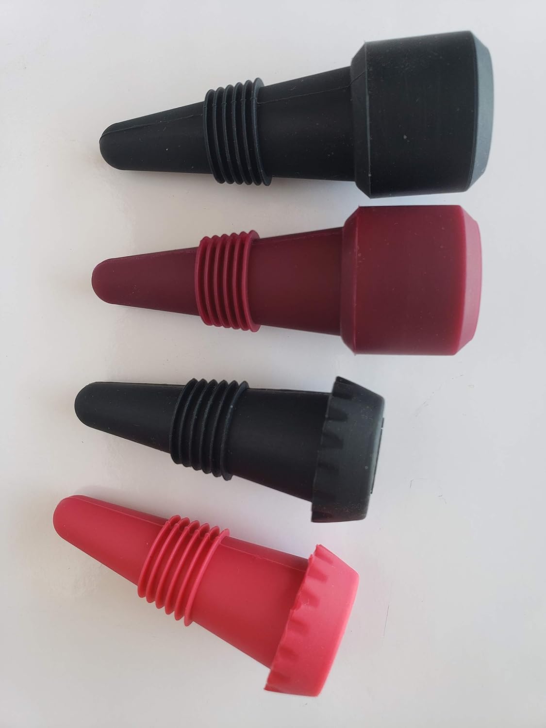 Amazon.com: VINO AND BREW STOPPER, COMBO 4 PACK MULTI COLOR, CORK RE ...