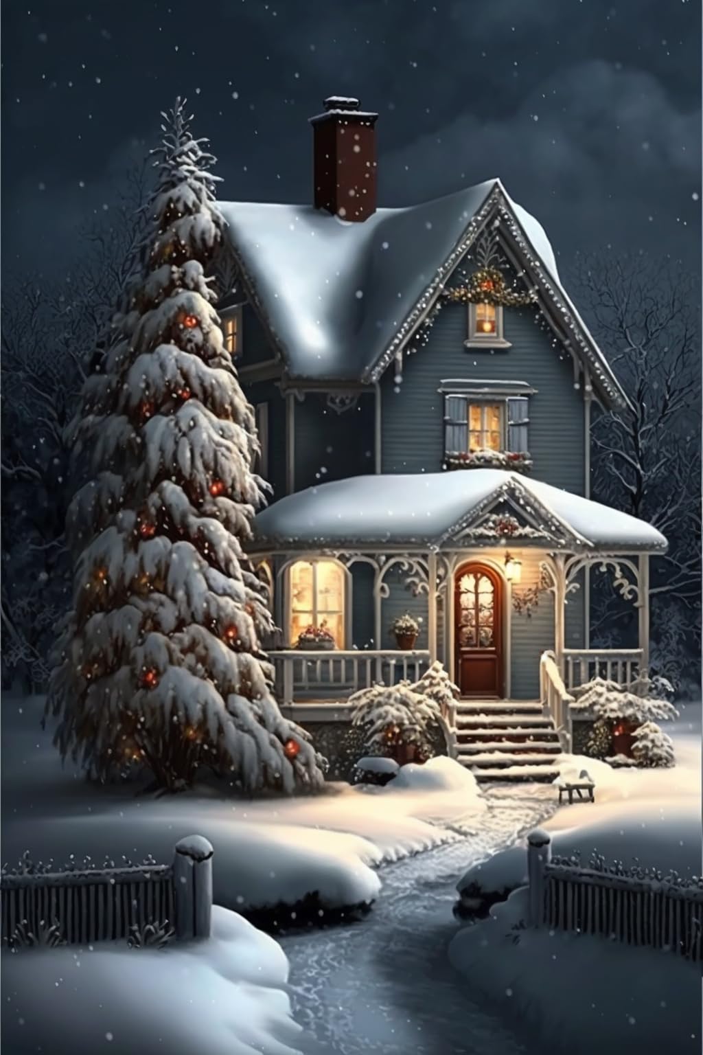 Christmas Jigsaw Puzzle Christmas Cottage Jigsaw Puzzle - 35 Piece ...