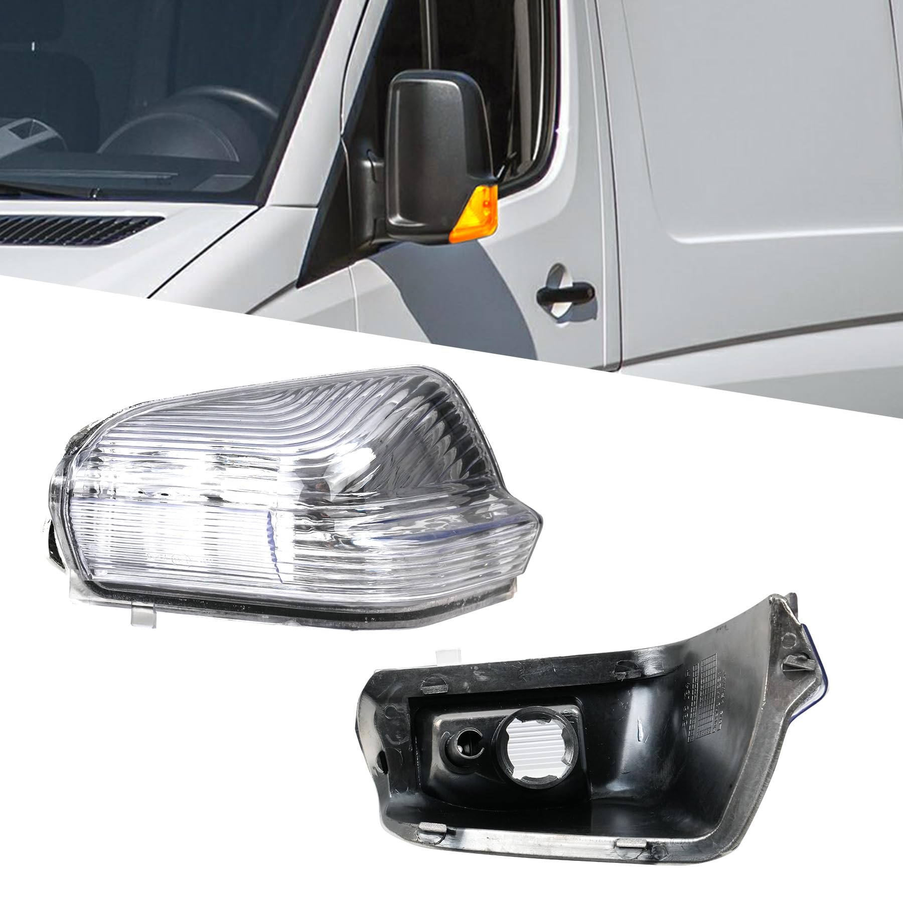 Amazon.com: Convitex Driver Side Mirror Turn Signal Light Cover ...