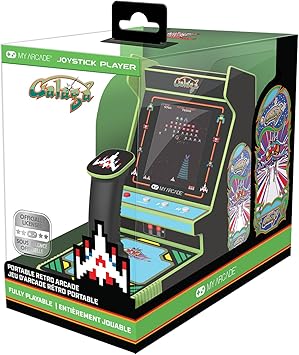 Amazon.com: My Arcade Galaga Joystick Player : Officially Licensed ...