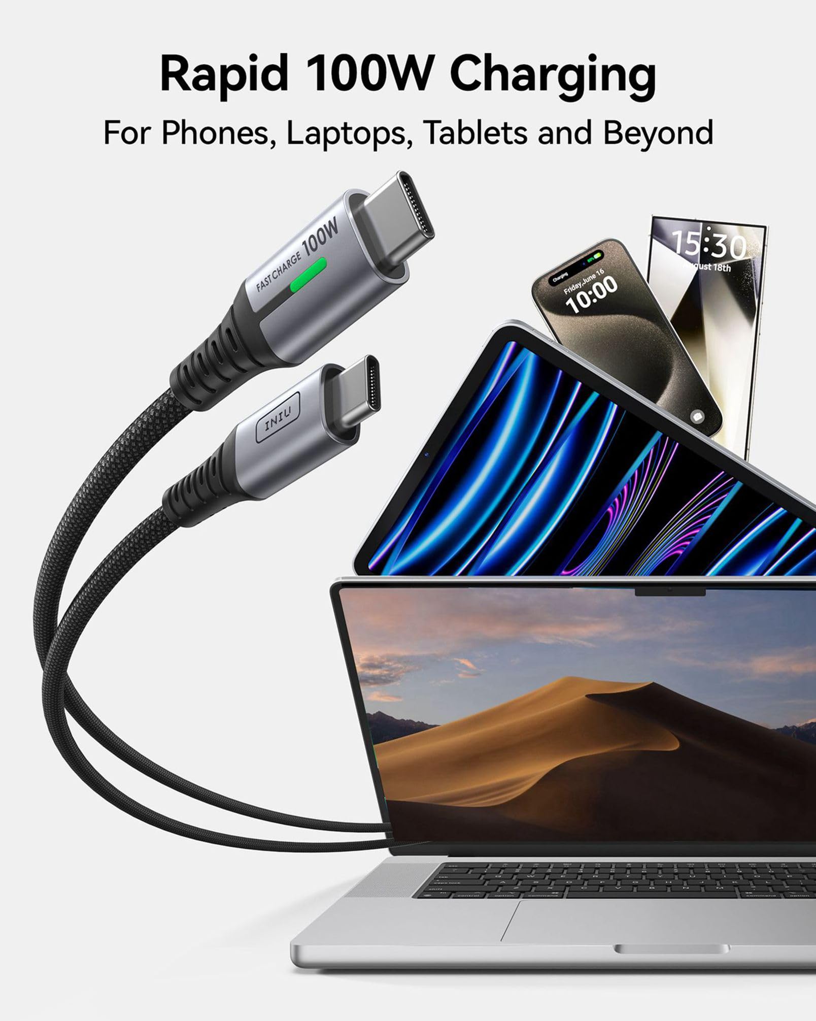 Snapklik.com : INIU USB C To USB C Cable