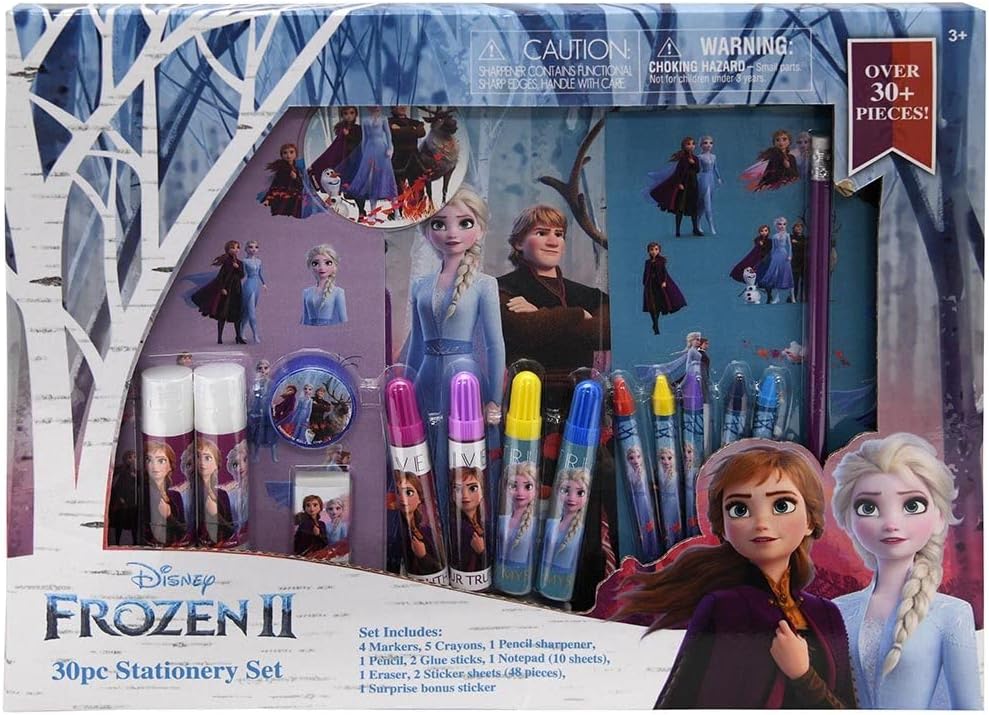 Amazon.com: Disney Frozen II 30-Piece Stationary Set : Toys & Games