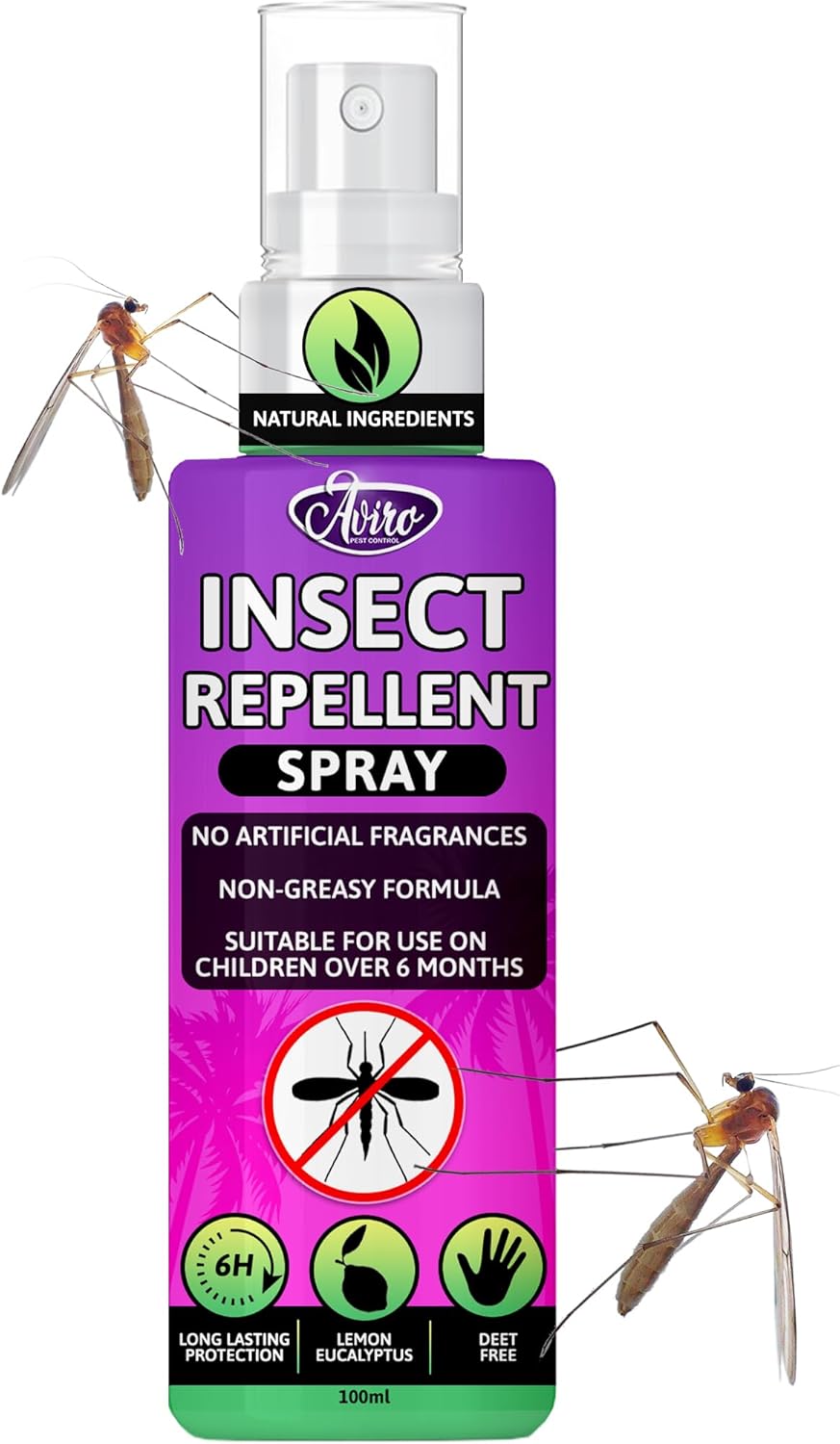 Aviro Mosquito Repellent Spray - Insect Repellent Spray, Bug Repellent ...