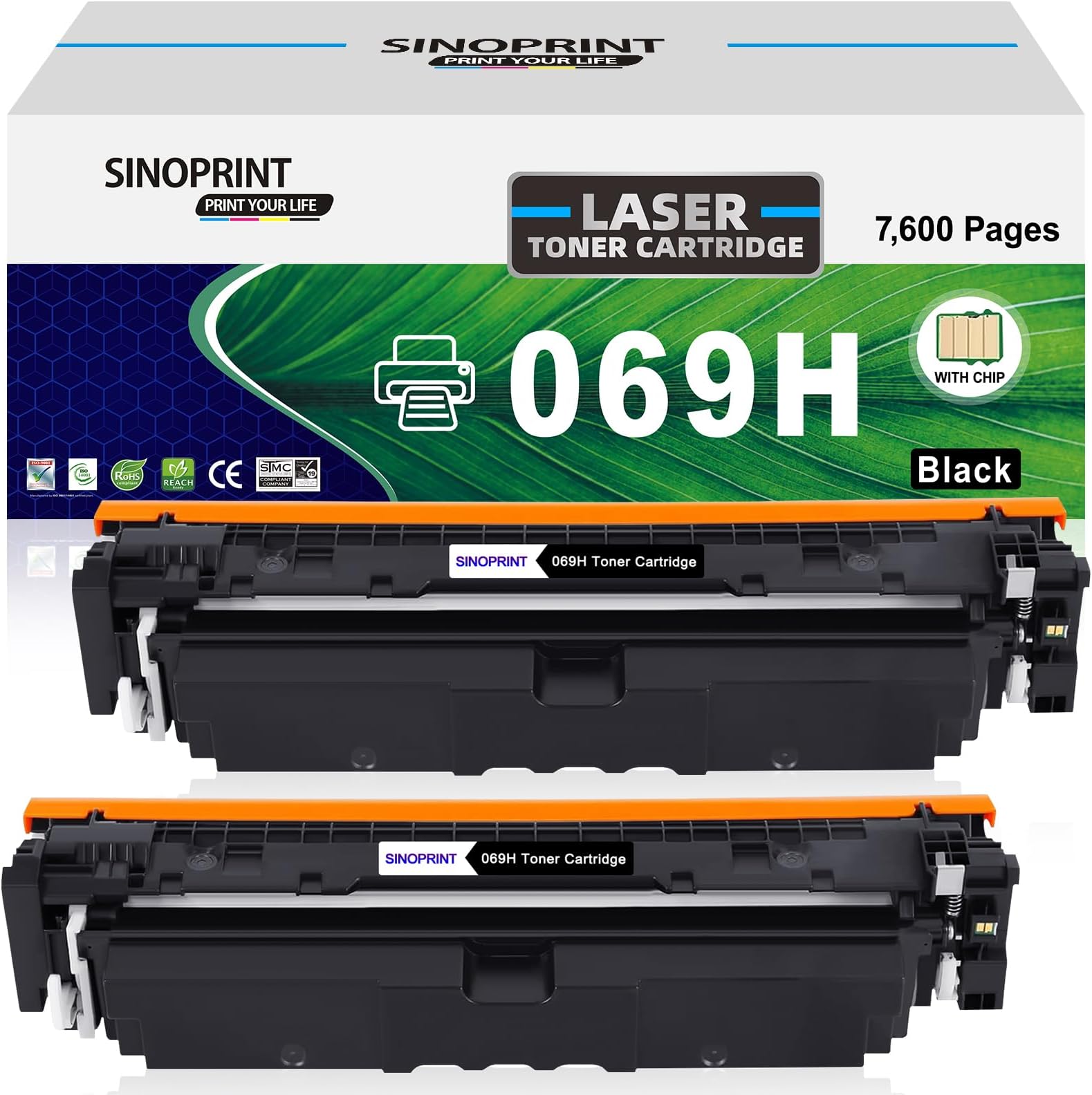 Amazon.com: INK E-SALE 069H 069 Black Compatible Toner Cartridge ...